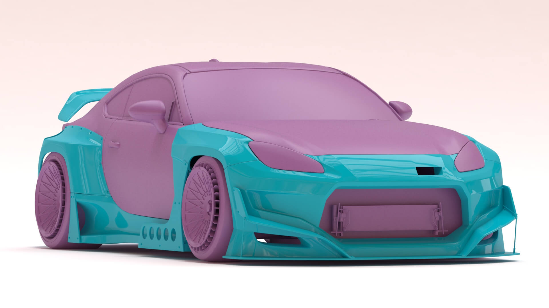 Toyota GR86 Rz Pandem Aero Kit - 3D Print Model by bayazoff