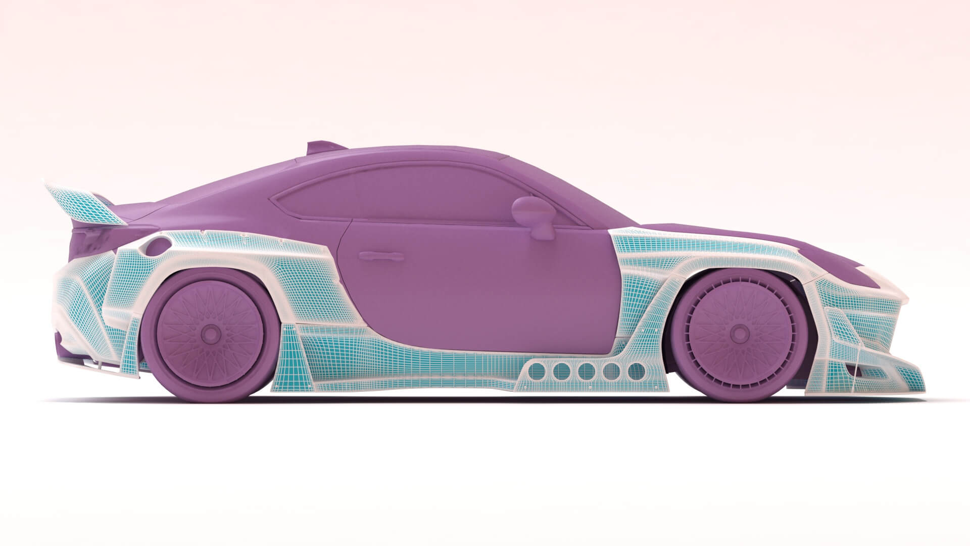 Toyota GR86 Rz Pandem Aero Kit - 3D Model by bayazoff