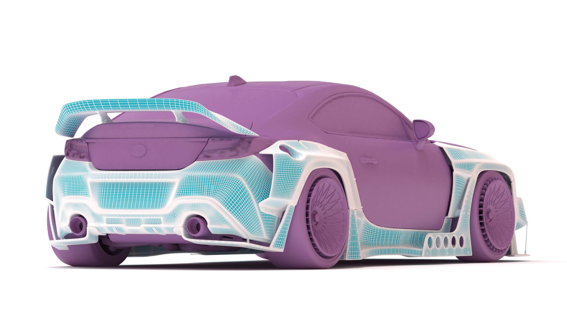 Toyota GR86 Rz Pandem Aero Kit - 3D Print Model by bayazoff