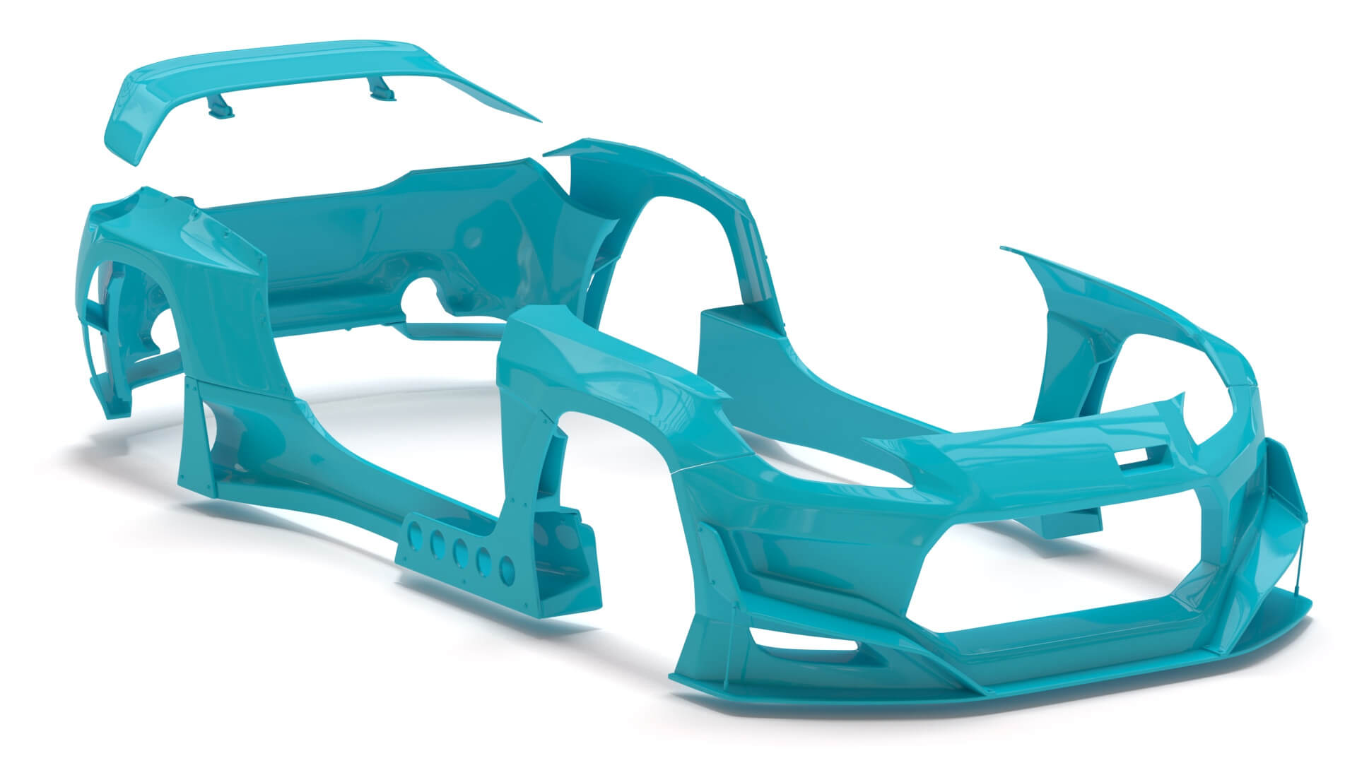 Toyota GR86 Rz Pandem Aero Kit - 3D Print Model by bayazoff