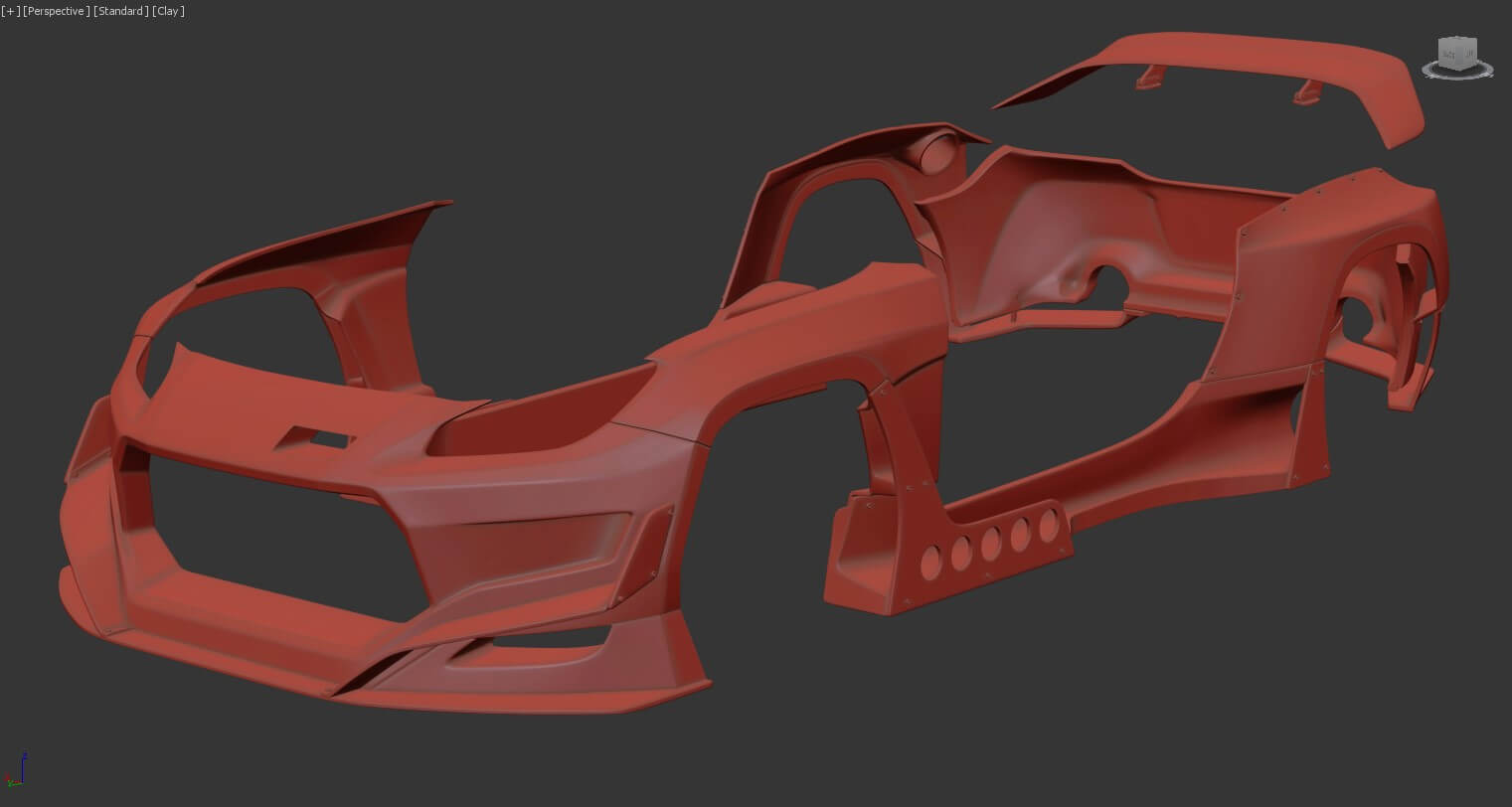 Toyota GR86 Rz Pandem Aero Kit - 3D Model by bayazoff