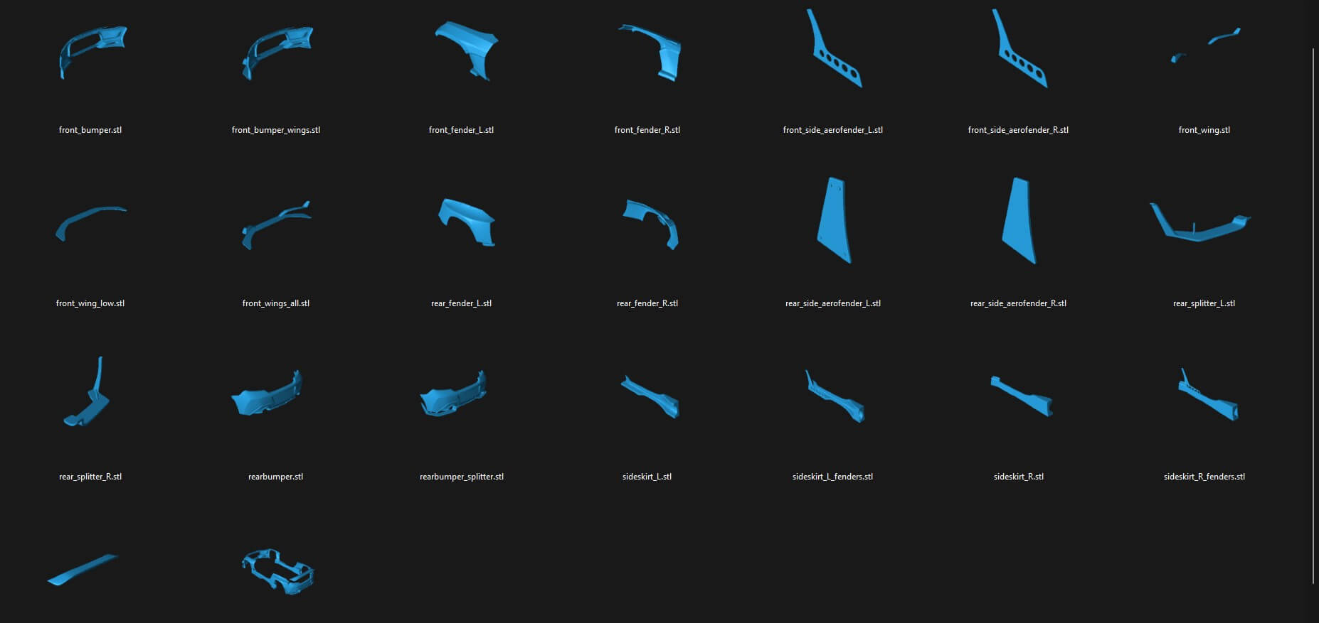 Toyota GR86 Rz Pandem Aero Kit - 3D Print Model by bayazoff