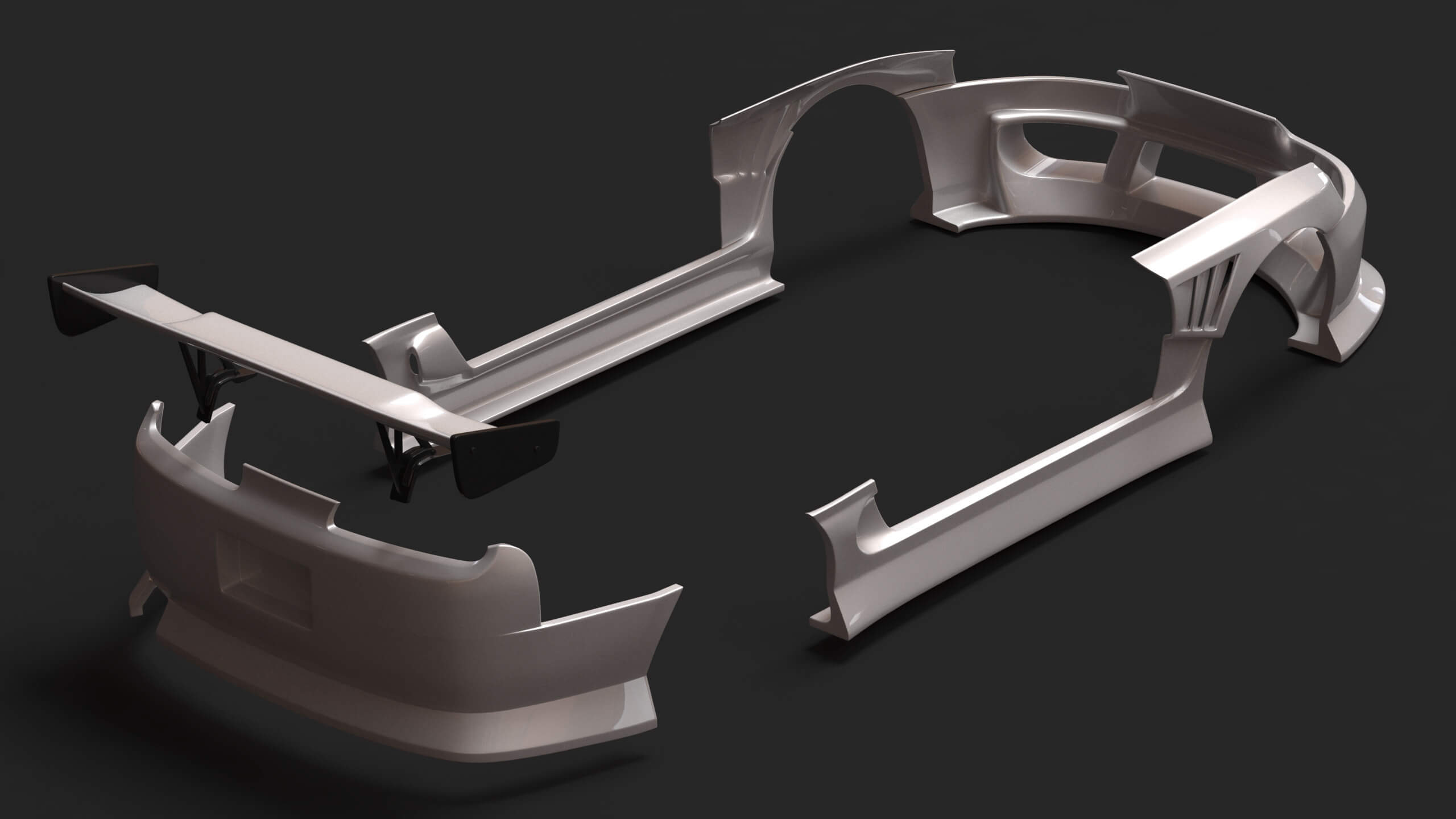 Toyota Supra MK4 Bn Sports Body Kit - 3D Print Model by bayazoff