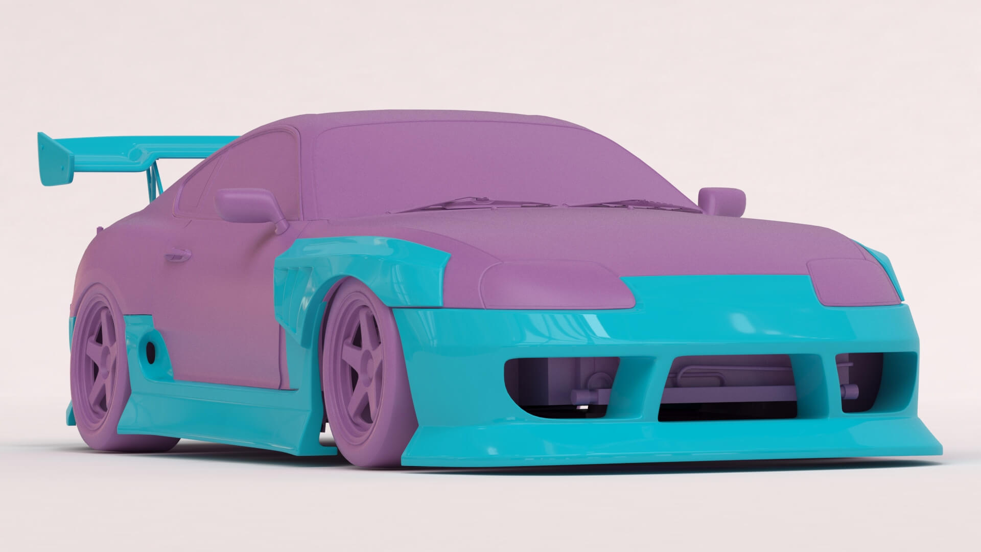 Toyota Supra MK4 Bn Sports Body Kit - 3D Model by bayazoff