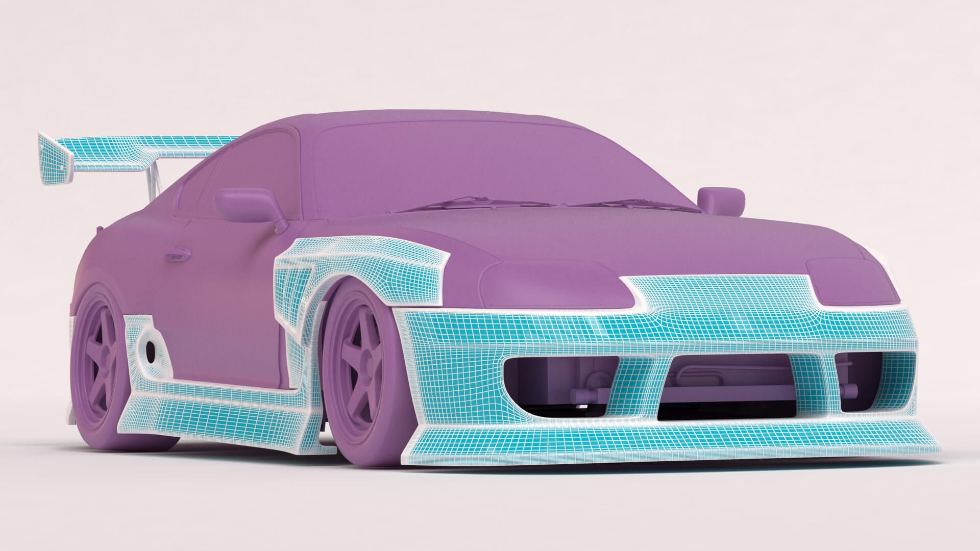 Toyota Supra MK4 Bn Sports Body Kit - 3D Print Model by bayazoff