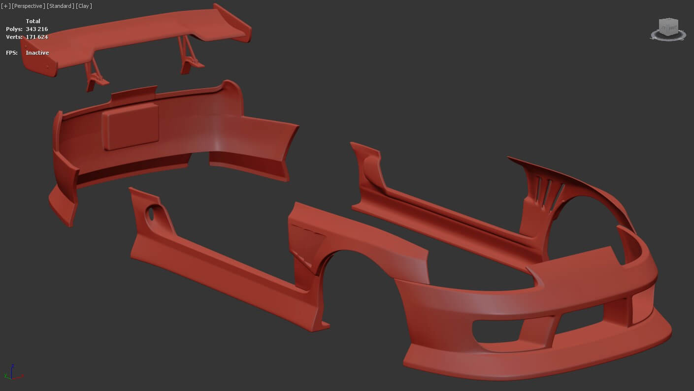 Toyota Supra MK4 Bn Sports Body Kit - 3D Print Model by bayazoff