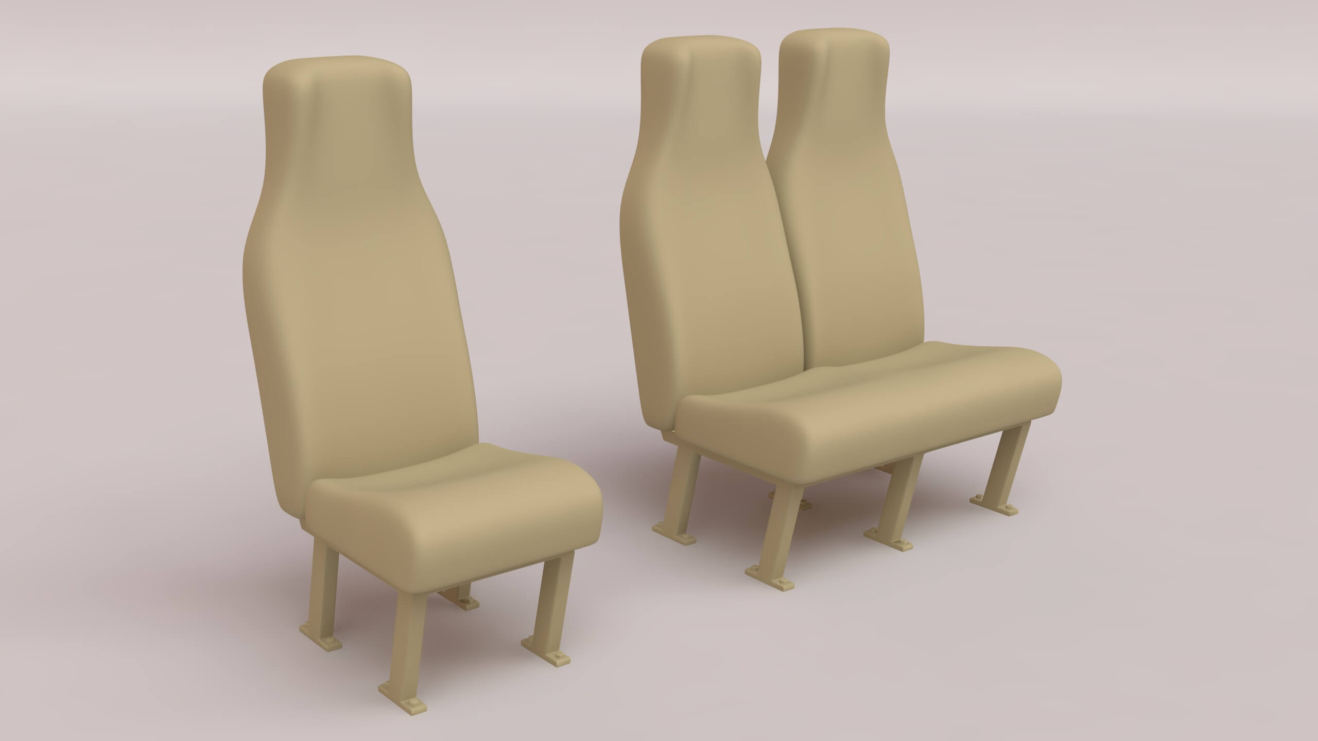Van Seats Printable - 3D Model by bayazoff