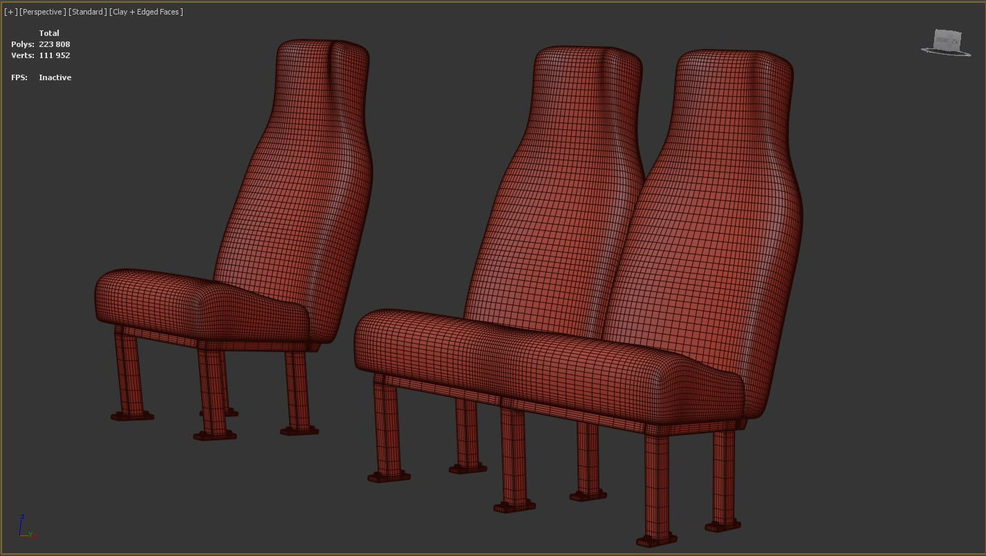Van Seats Printable - 3D Model by bayazoff