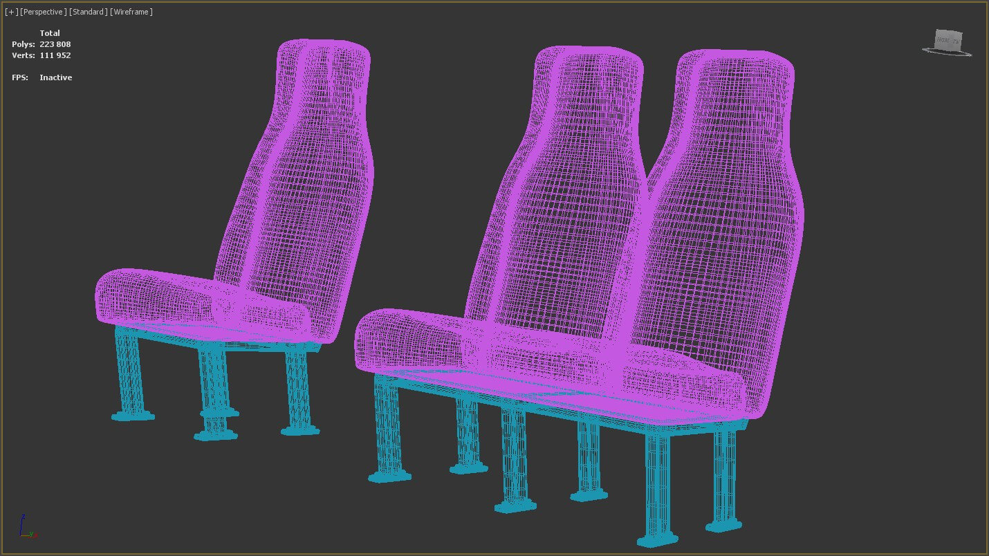 Van Seats Printable - 3D Print Model by bayazoff
