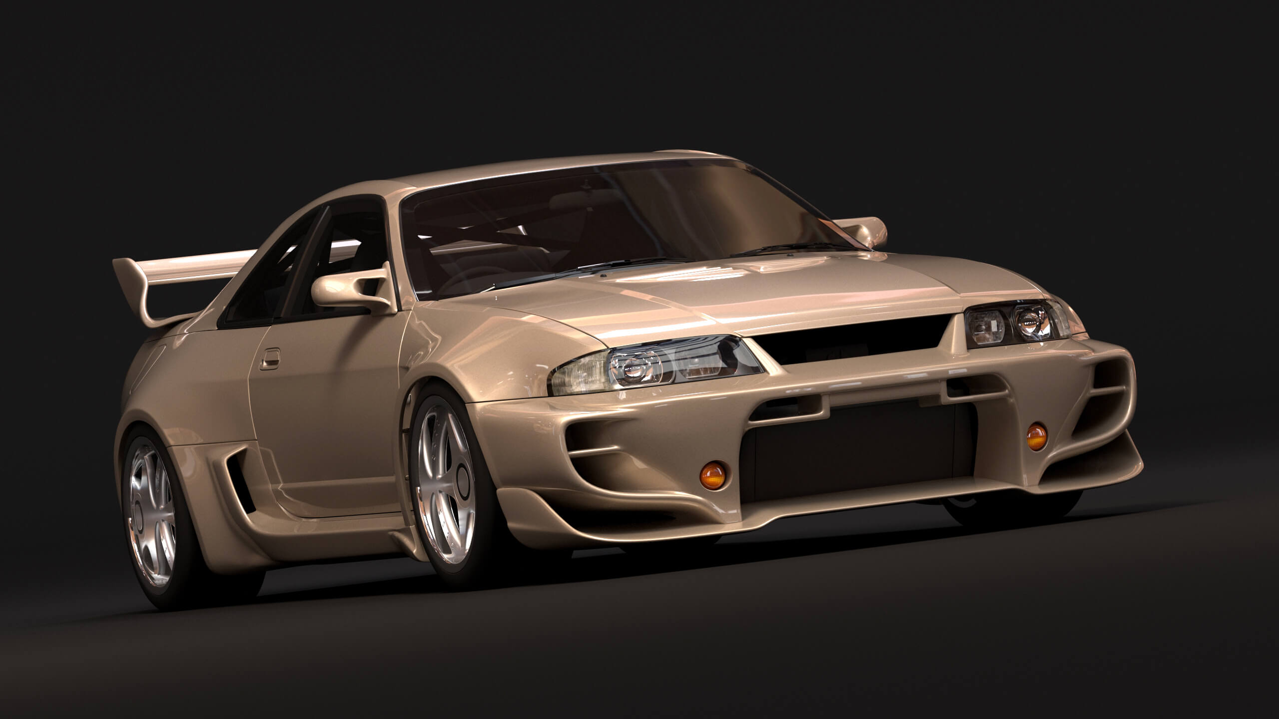 Veilside GT-R 33 Combat Evolution Body Kit 3D Model by bayazoff