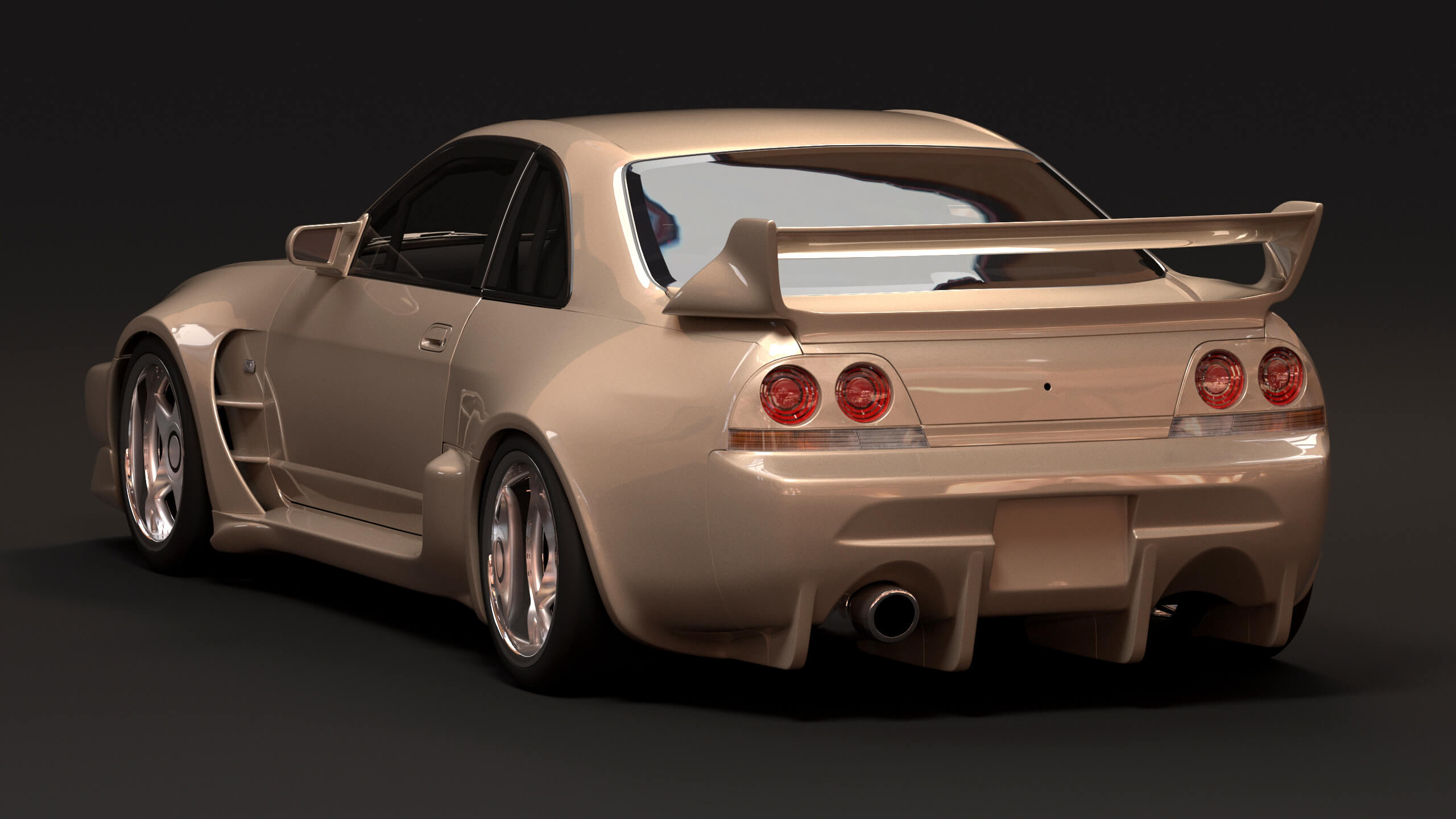 Veilside GT-R 33 Combat Evolution Body Kit 3D Print Model by bayazoff