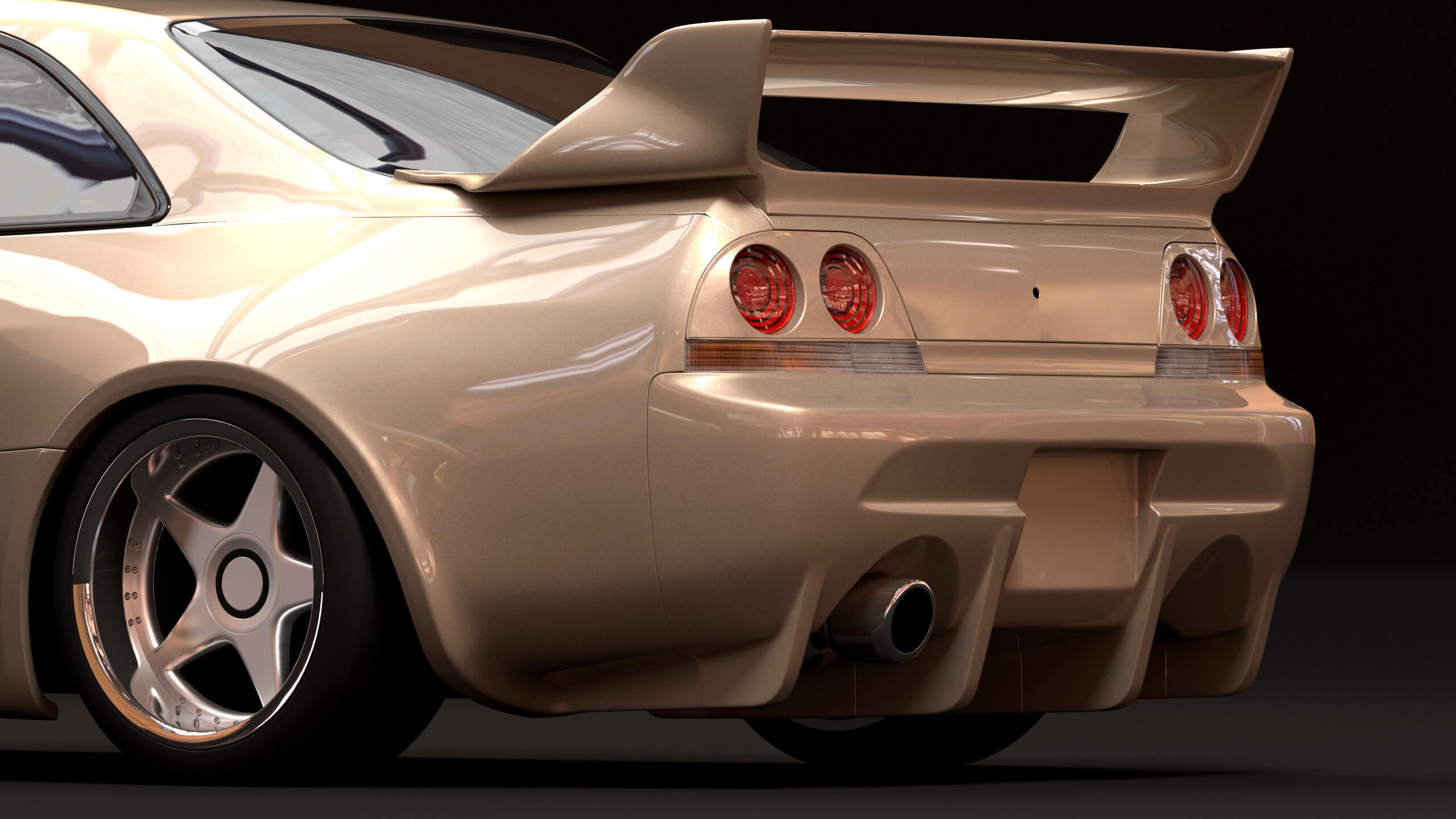 Veilside GT-R 33 Combat Evolution Body Kit 3D Print Model by bayazoff