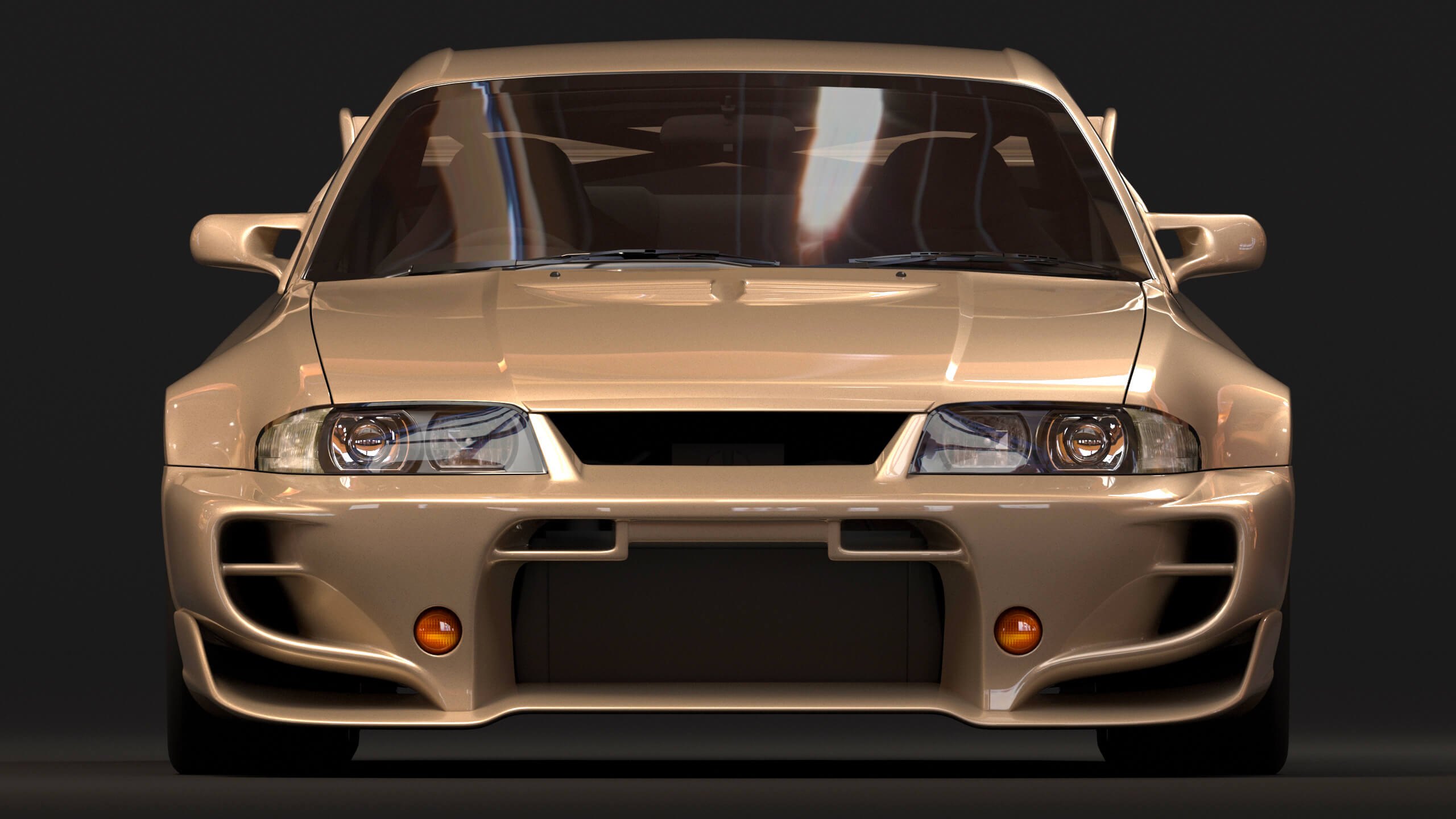 Veilside GT-R 33 Combat Evolution Body Kit 3D Model by bayazoff