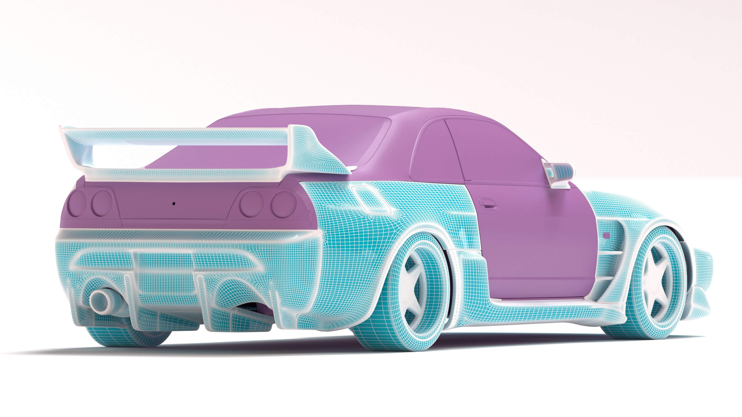 Veilside GT-R 33 Combat Evolution Body Kit 3D Print Model by bayazoff