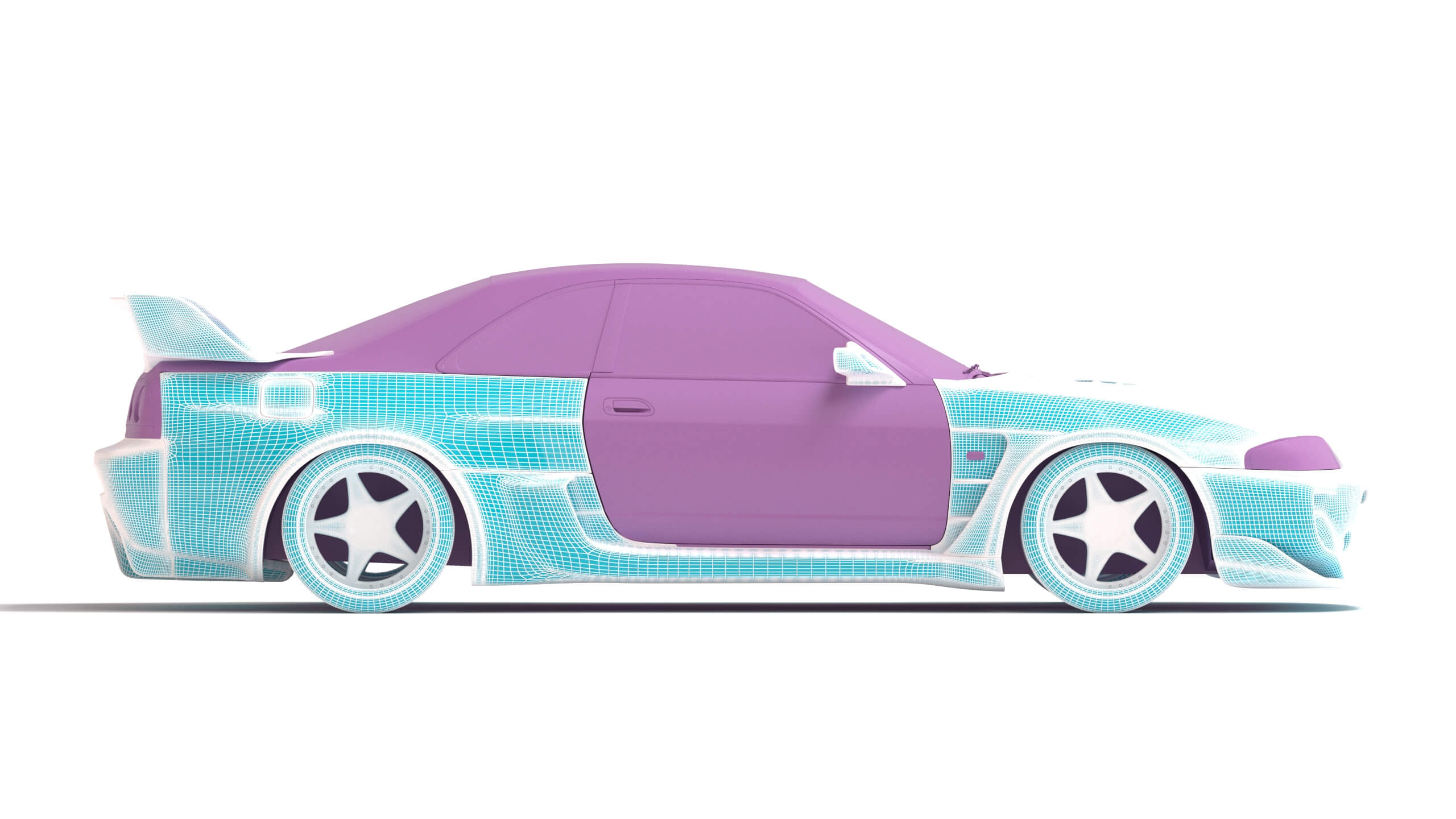 Veilside GT-R 33 Combat Evolution Body Kit 3D Model by bayazoff