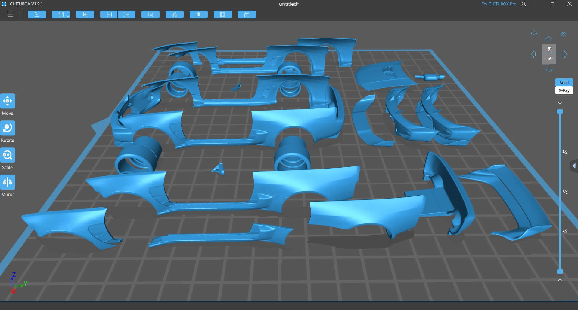Veilside GT-R 33 Combat Evolution Body Kit 3D Model by bayazoff