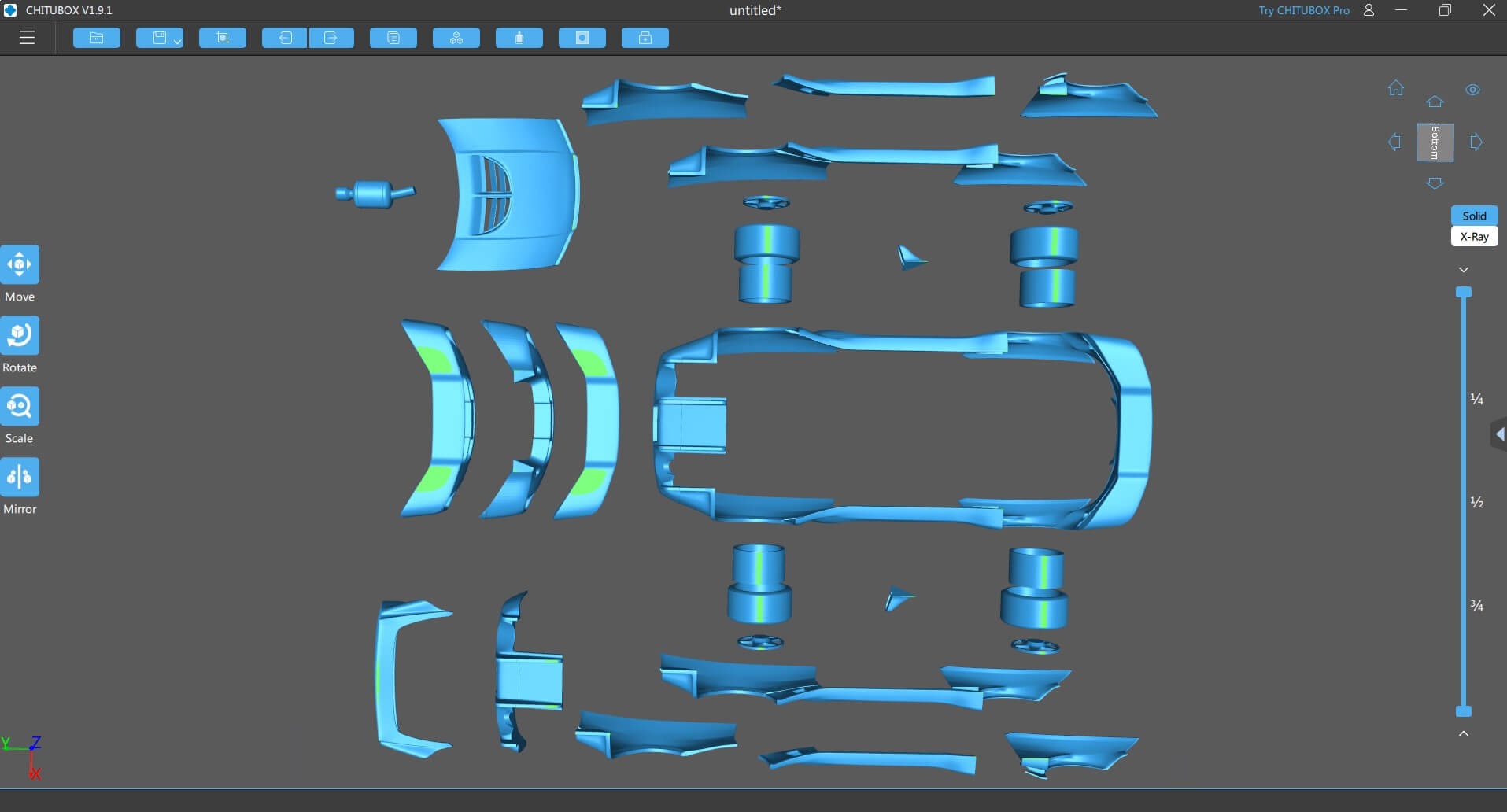 Veilside GT-R 33 Combat Evolution Body Kit 3D Model by bayazoff