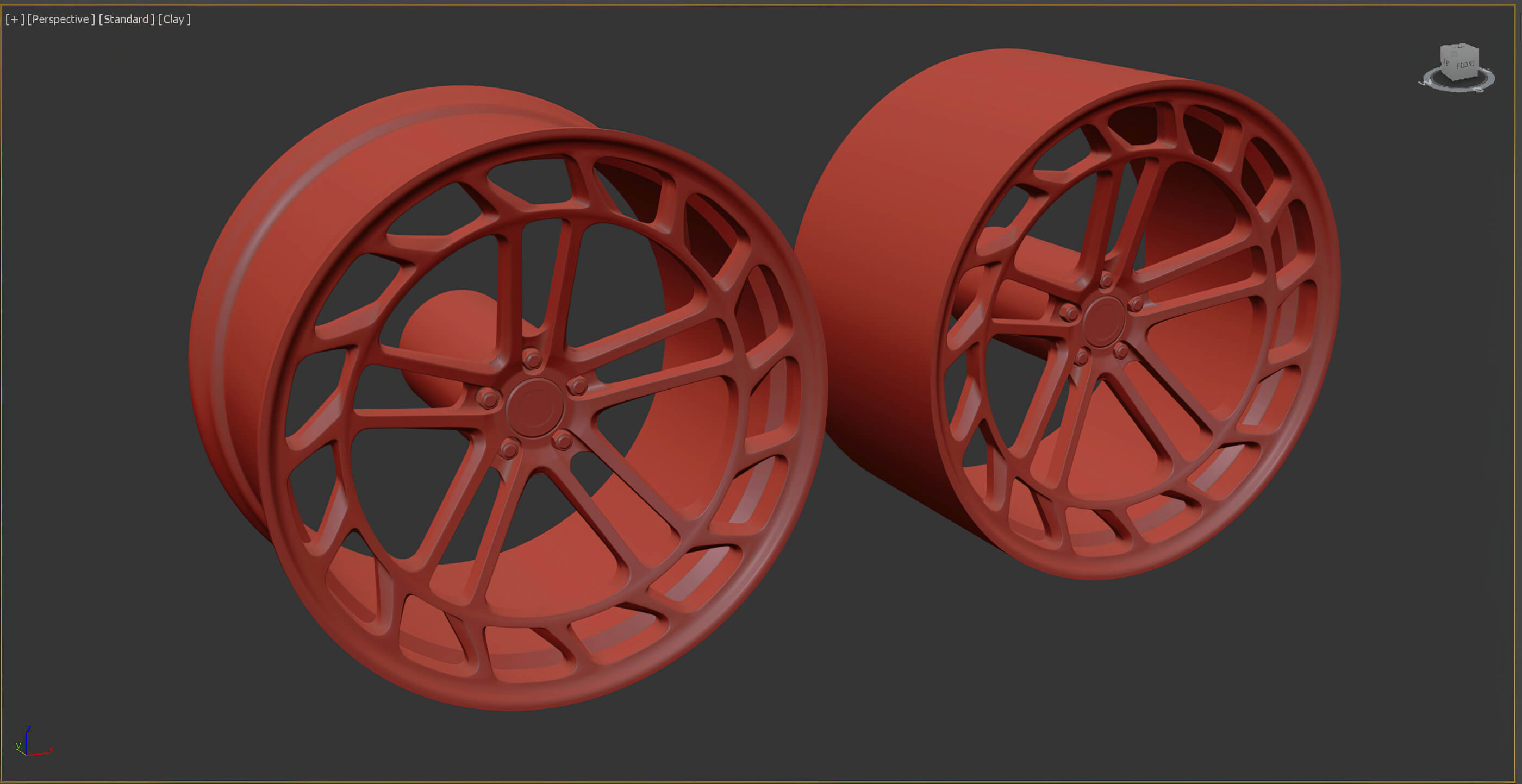 Vossen LC2-C1 Rim Printable 3D Model by bayazoff