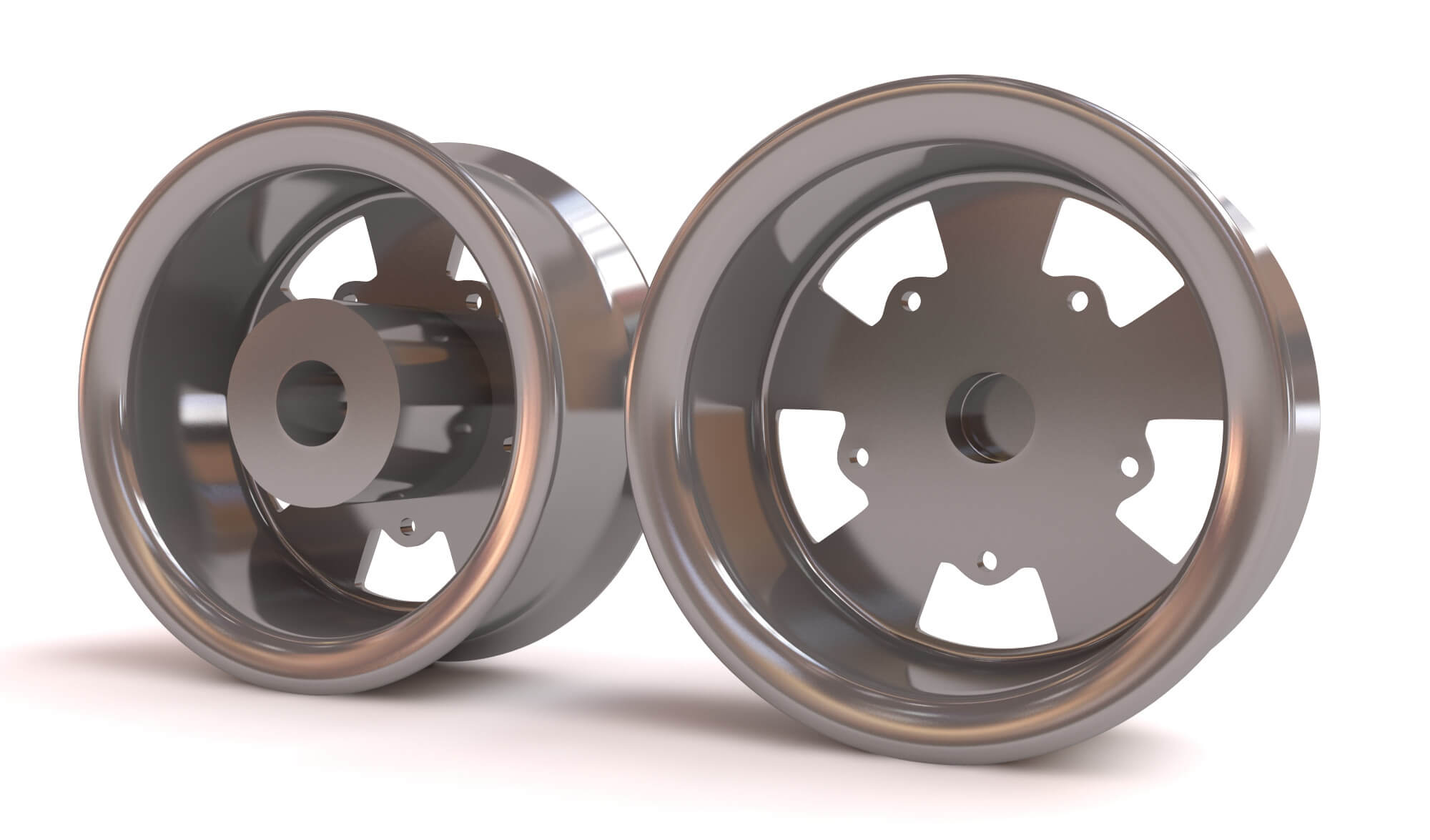 VW Empi 5 Spoke Wheels - 3D Model by bayazoff