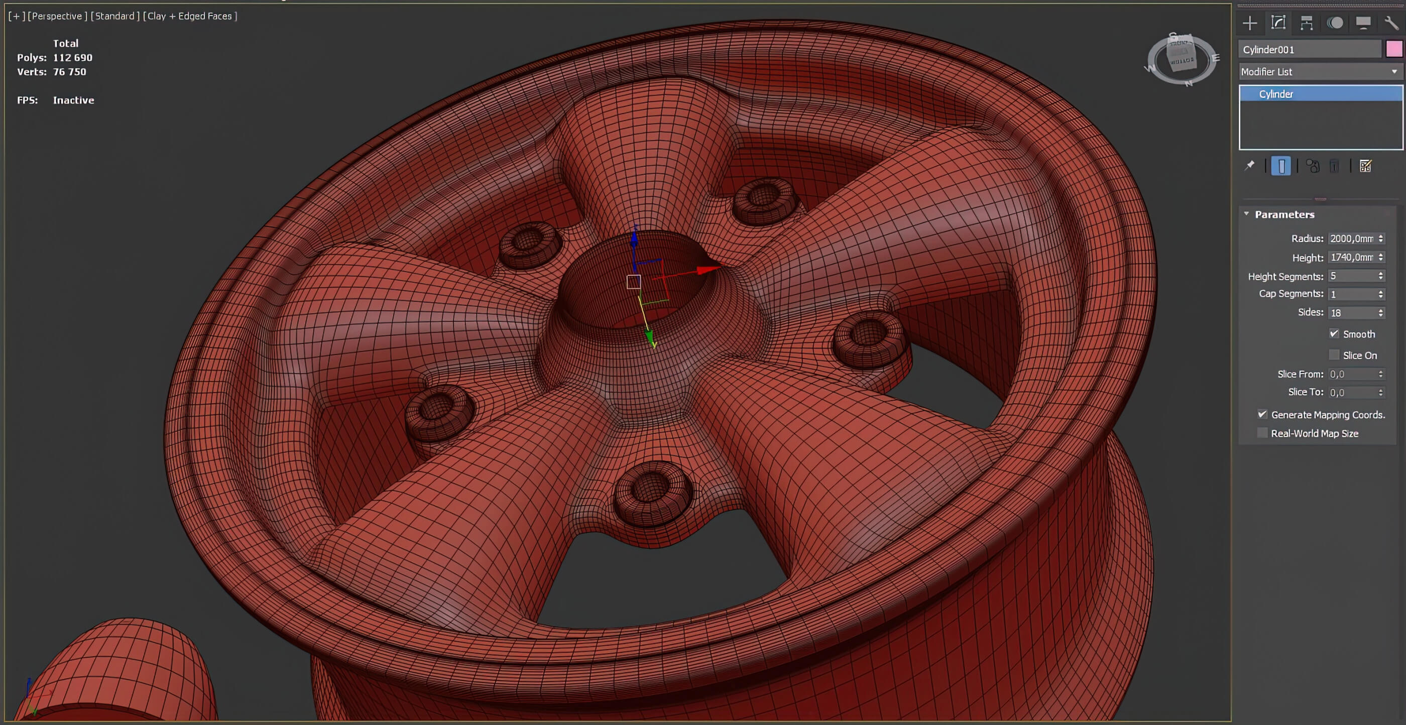VW Empi 5 Spoke Wheels - 3D Model by bayazoff