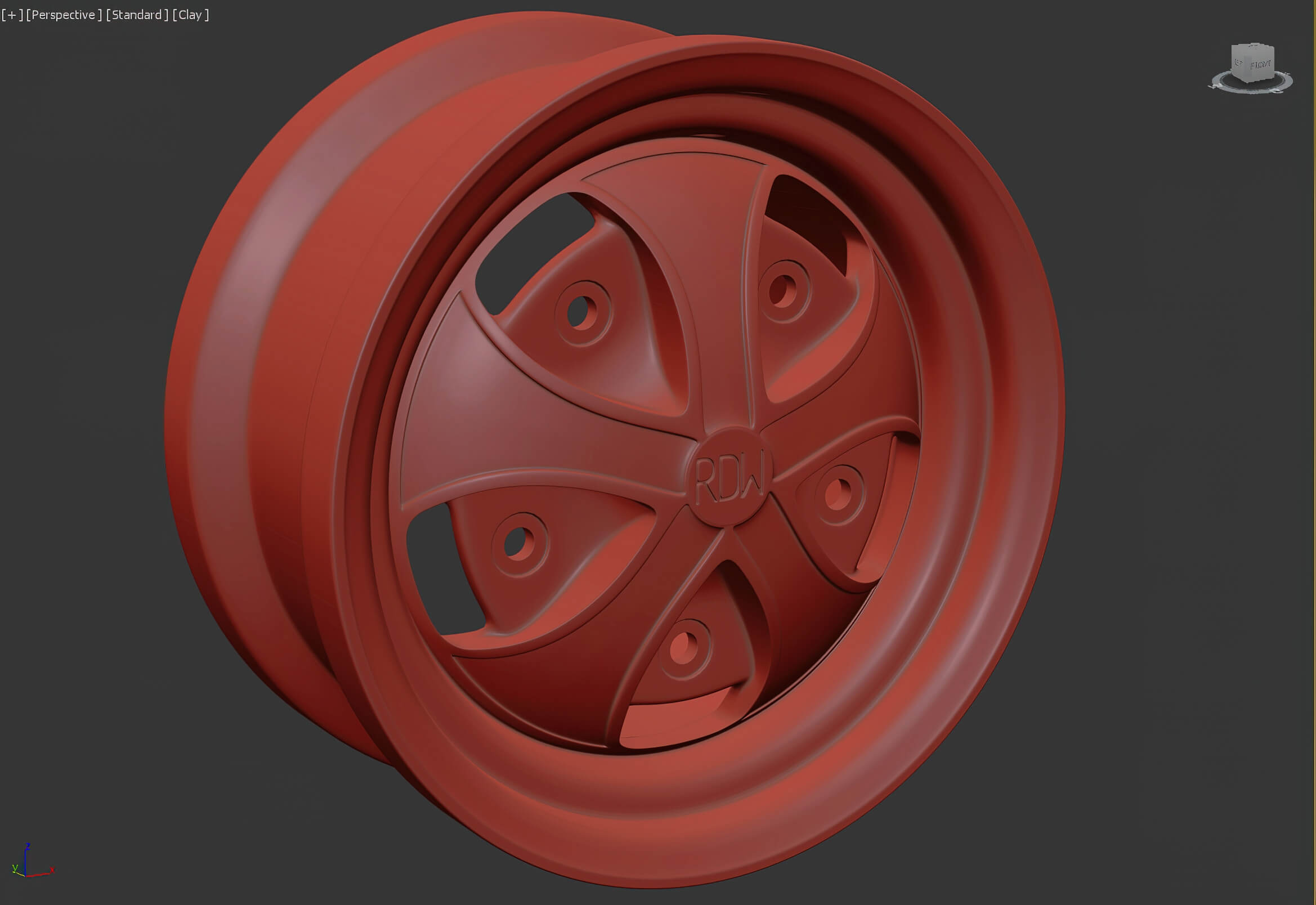 VW rdw Randar Rim Printable - 3D Model by bayazoff
