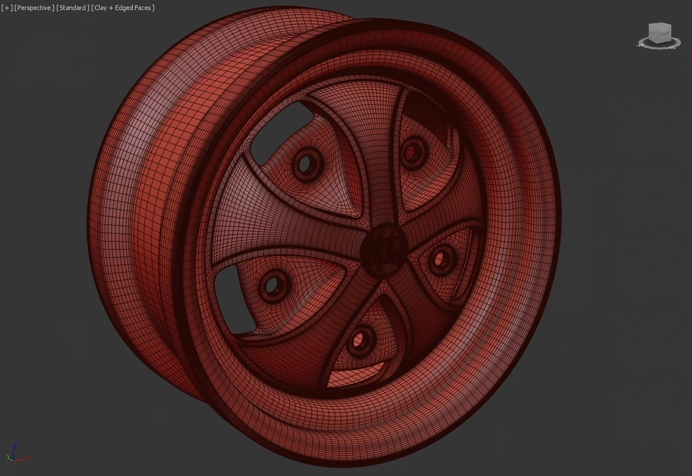 VW rdw Randar Rim Printable - 3D Model by bayazoff