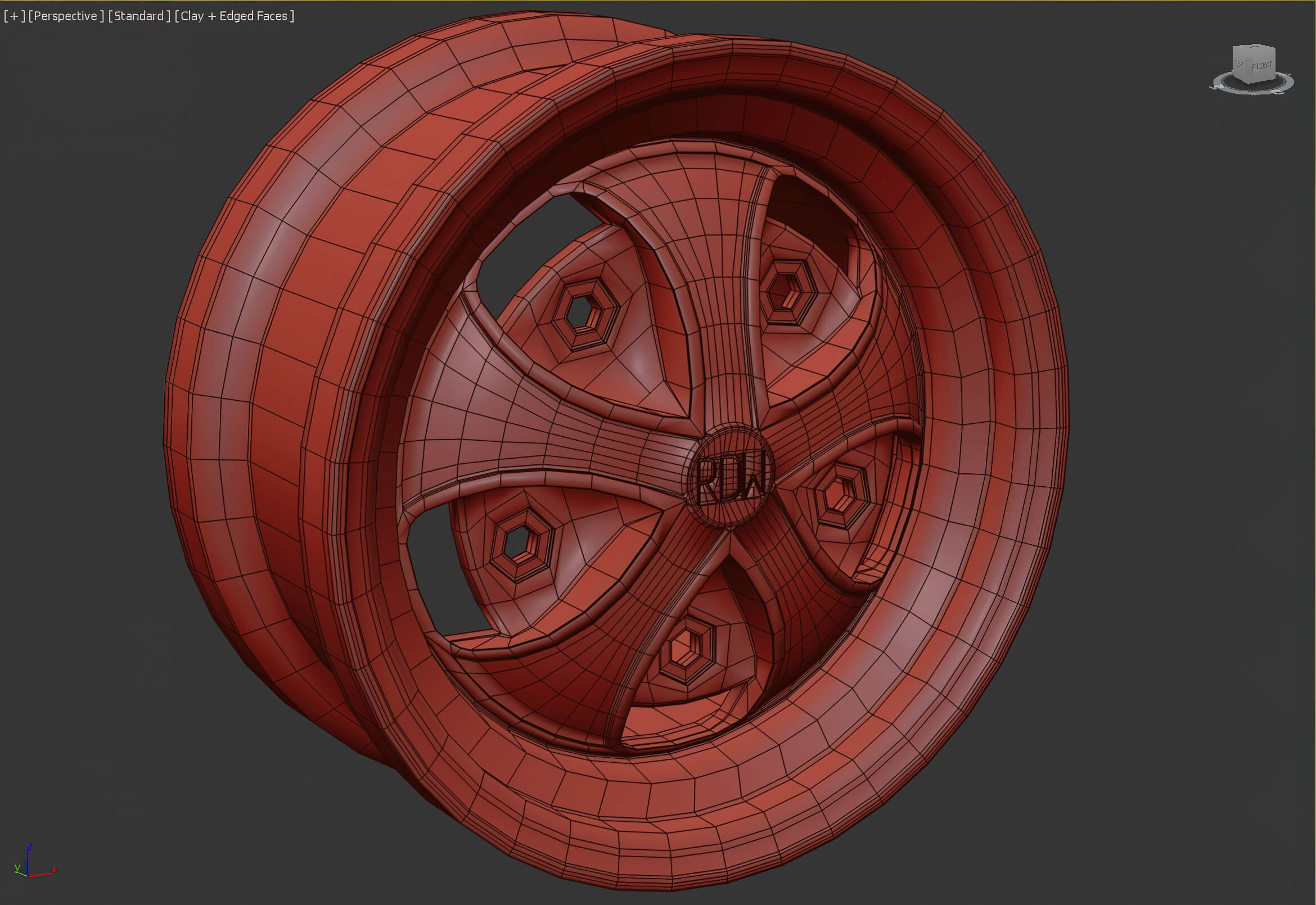 VW rdw Randar Rim Printable - 3D Model by bayazoff