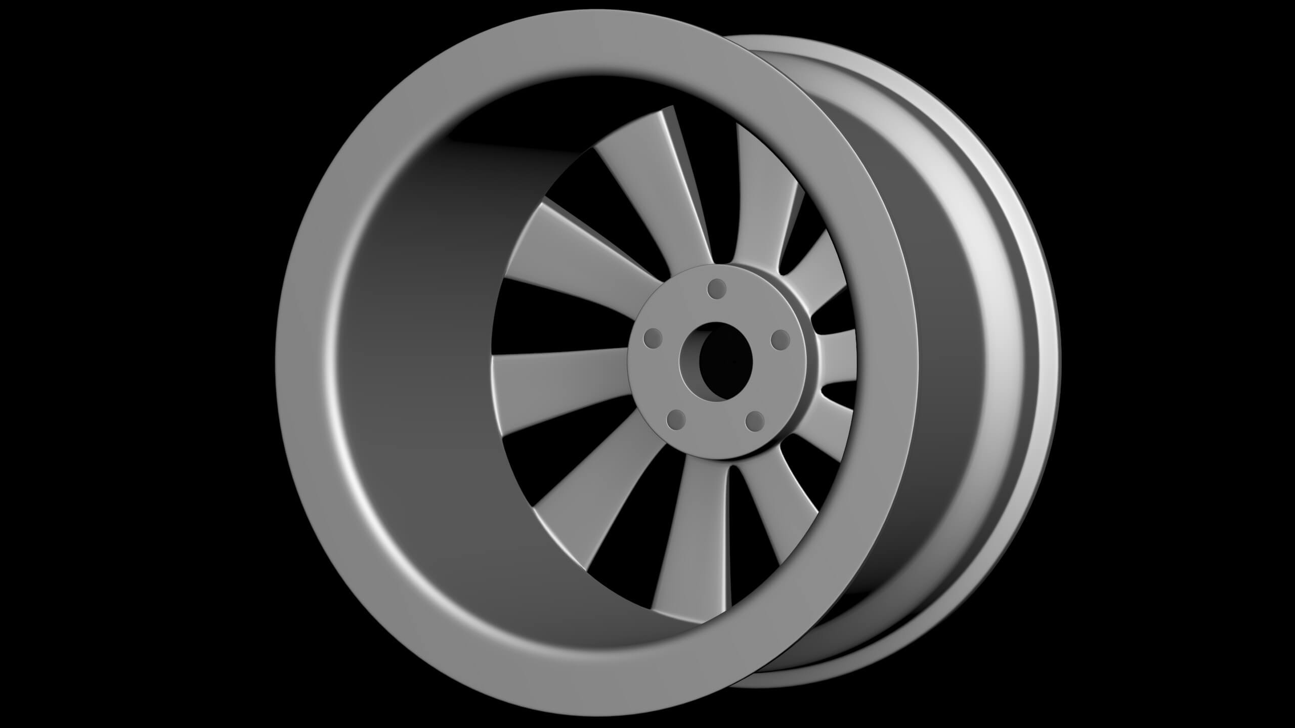 VW Scirocco Turbine Wheels Printable - 3D Model by bayazoff
