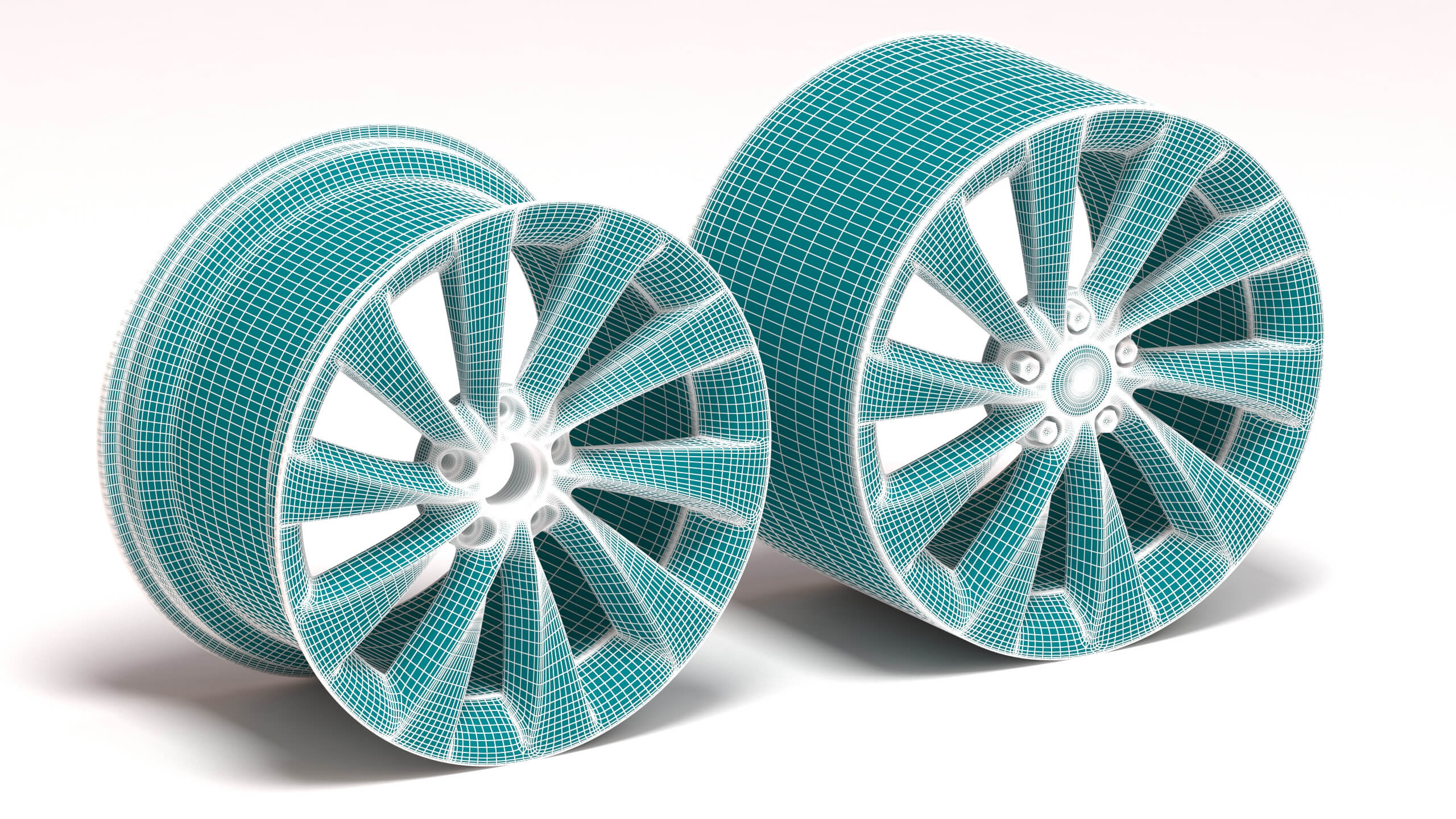 VW Scirocco Turbine Wheels Printable - 3D Model by bayazoff