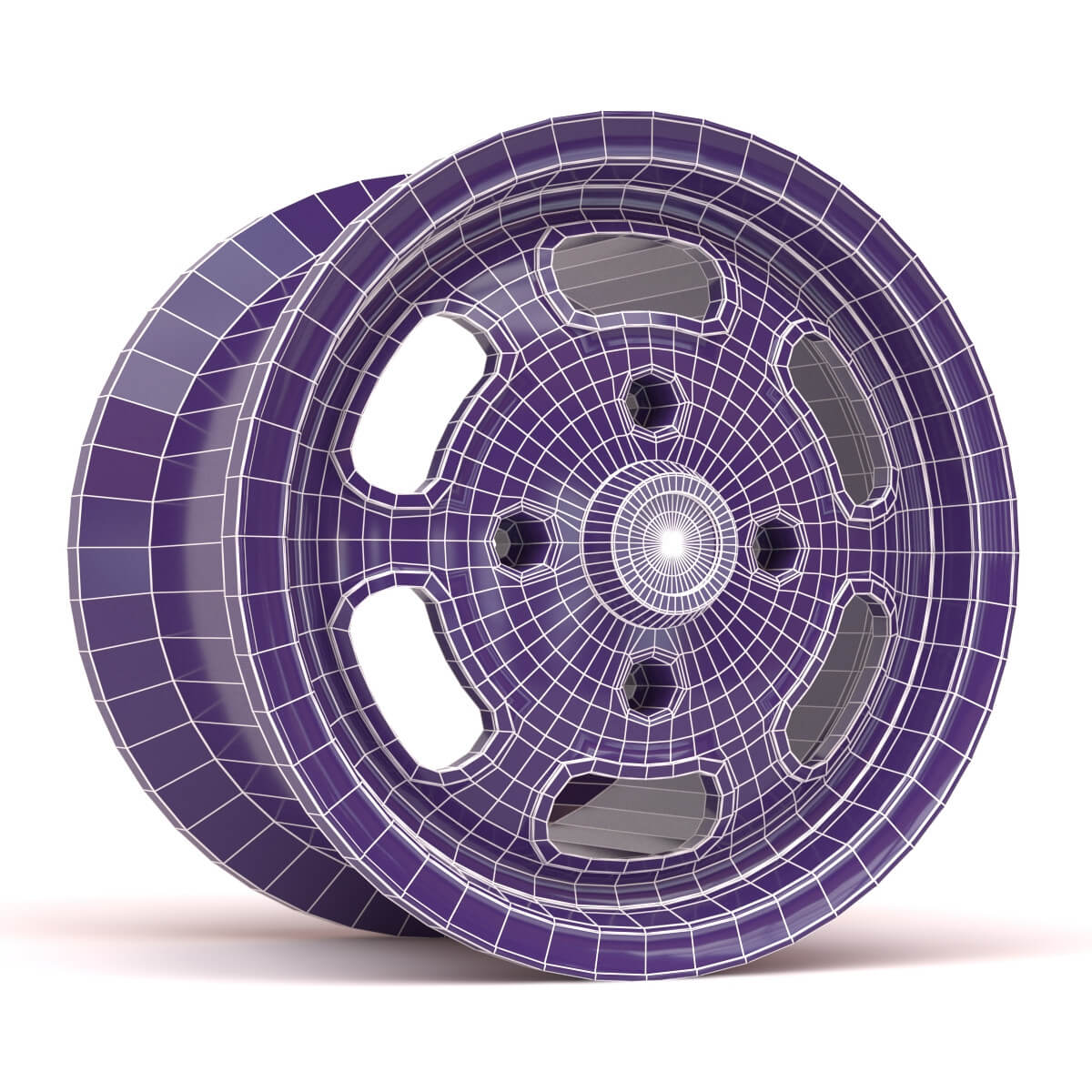 VW Turtleback Wheels Printable - 3D Model by bayazoff