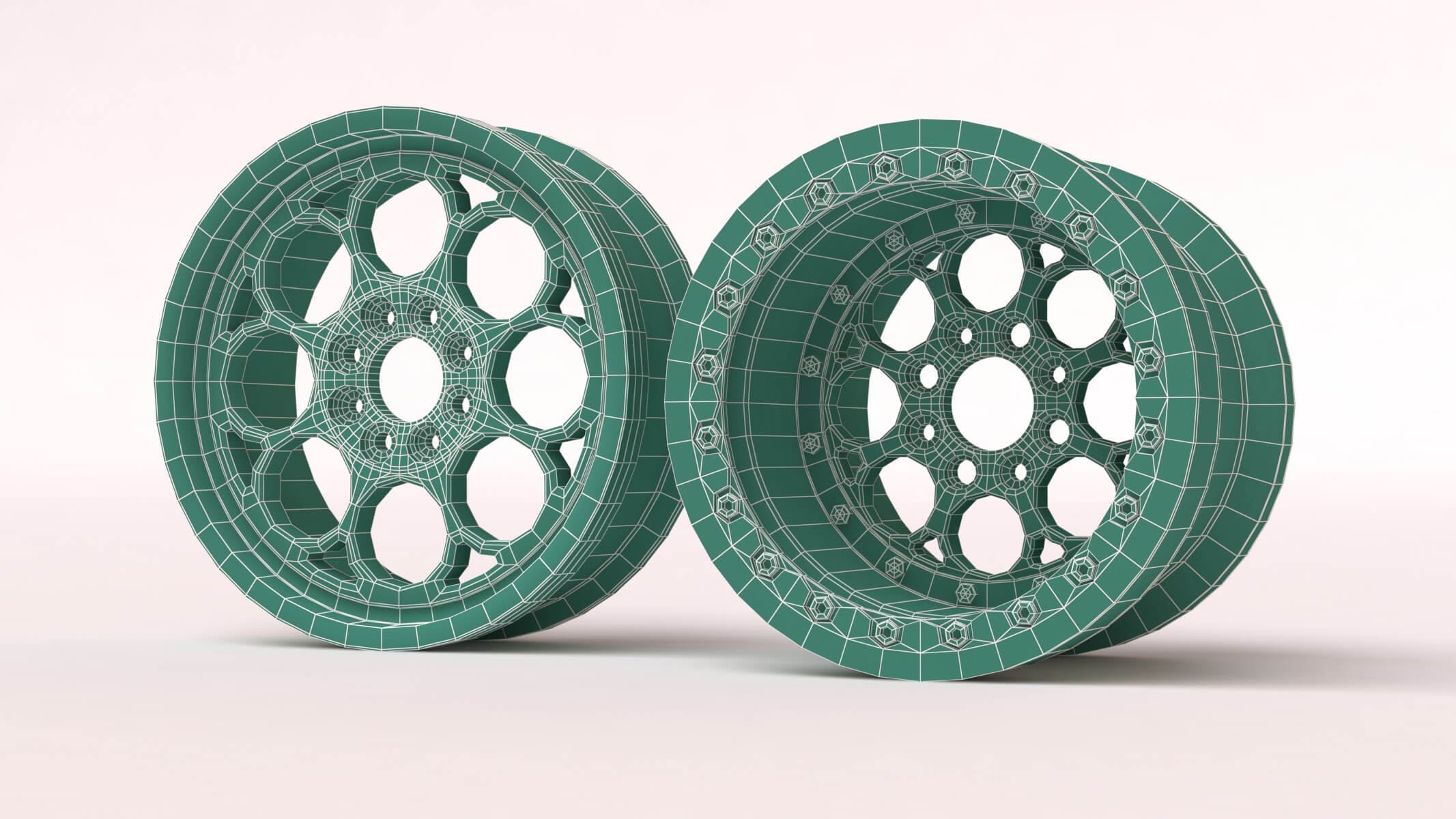 Weld Racing Magnum Forged Front and Rear - 3D Model by bayazoff