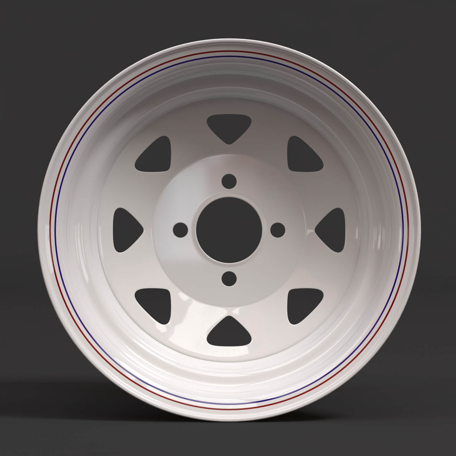 Weller Wheels 8 Spoke 4 Versions - 3D Model by bayazoff