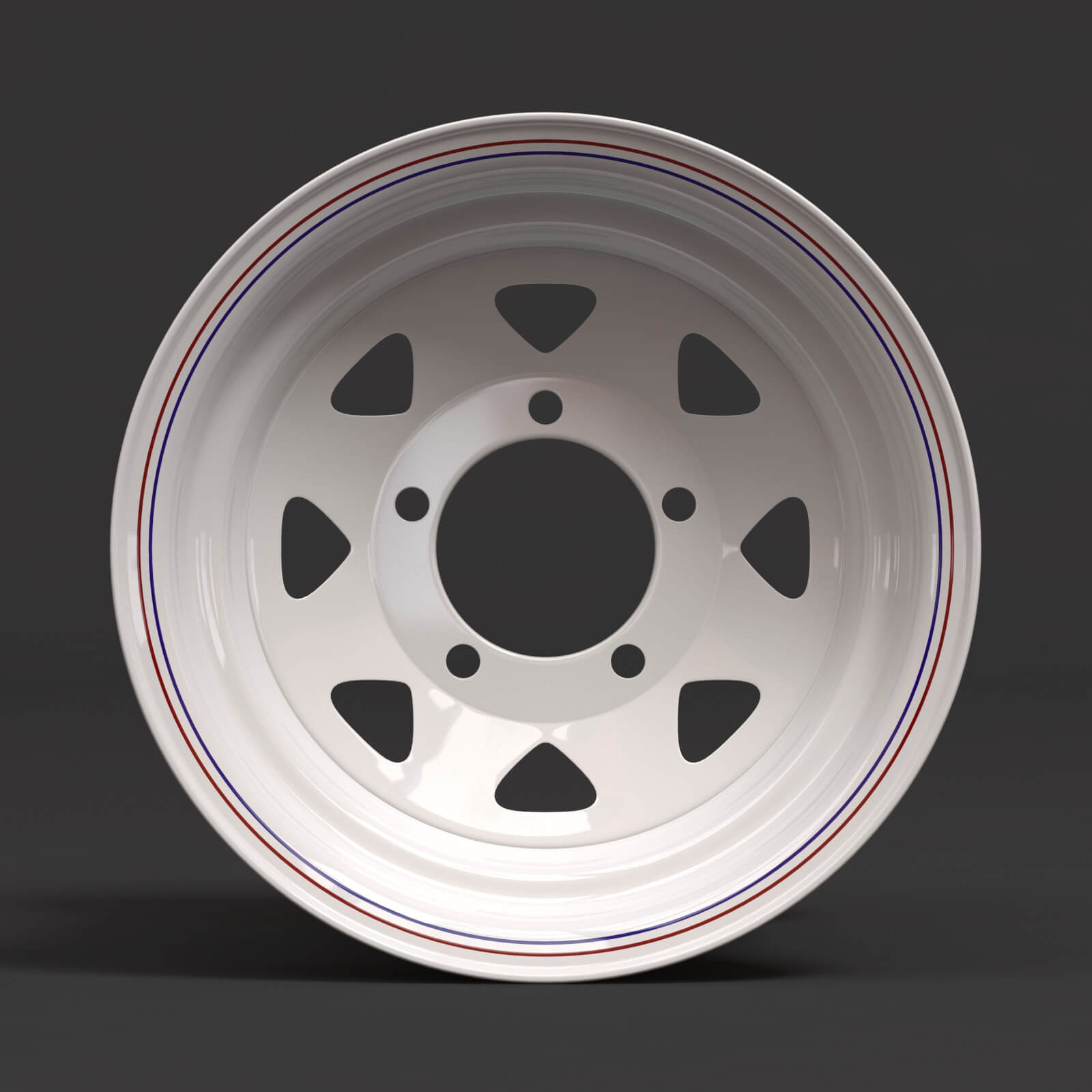 Weller Wheels 8 Spoke 4 Versions - 3D Model by bayazoff