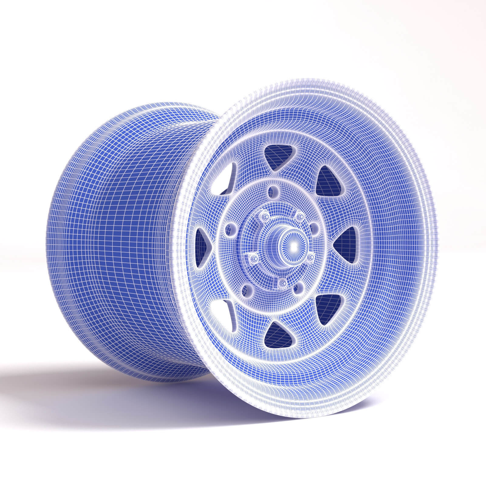 Weller Wheels 8 Spoke 4 Versions - 3D Model by bayazoff