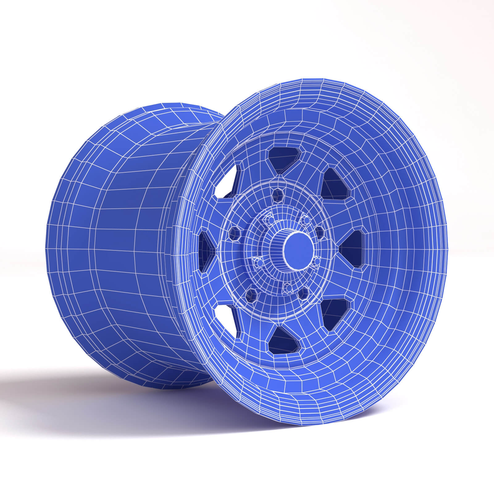 Weller Wheels 8 Spoke 4 Versions - 3D Model by bayazoff