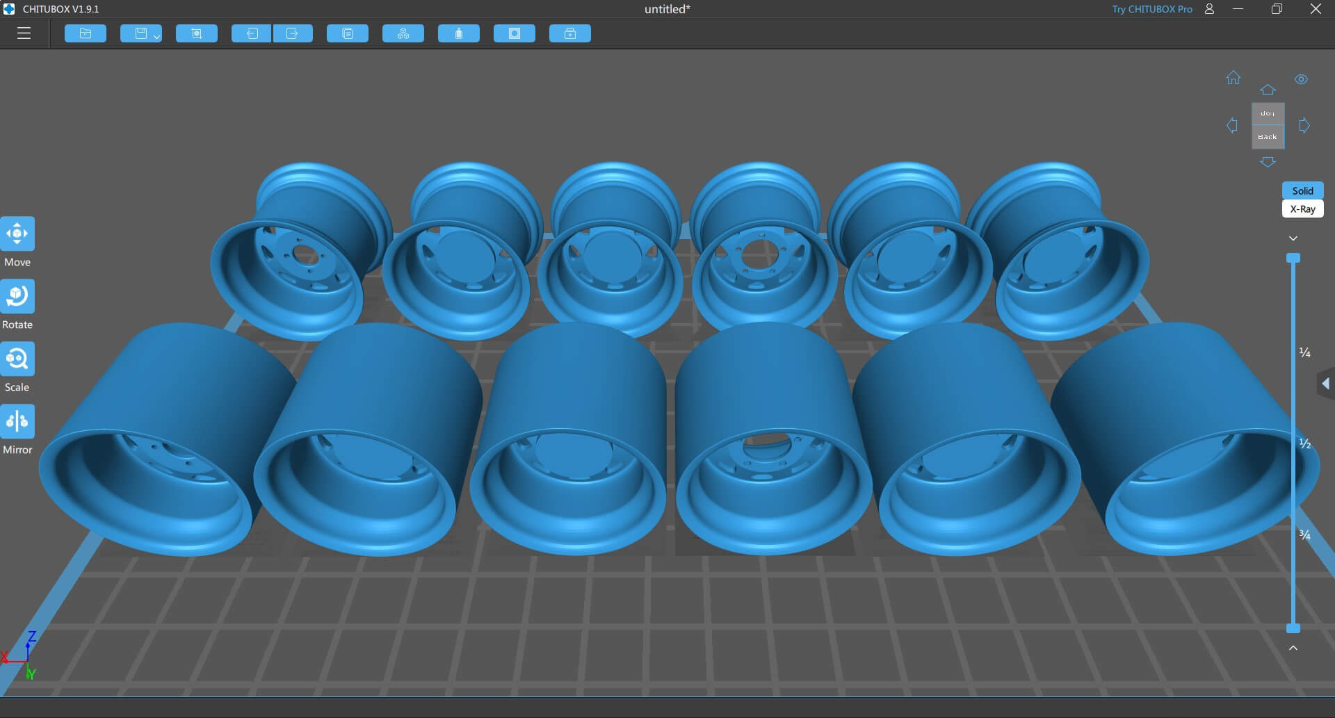 Weller Wheels 8 Spoke 4 Versions - 3D Model by bayazoff