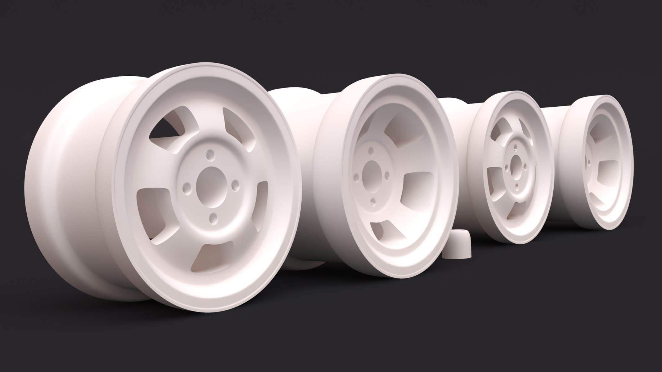 Wolfrace Slot Mag Front-Rear Rims Printable 3D Model by bayazoff