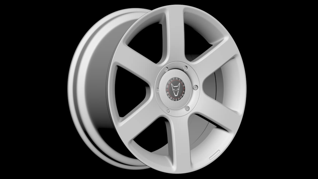 Wolfrace Voodoo Rim - 3D Print Model by bayazoff