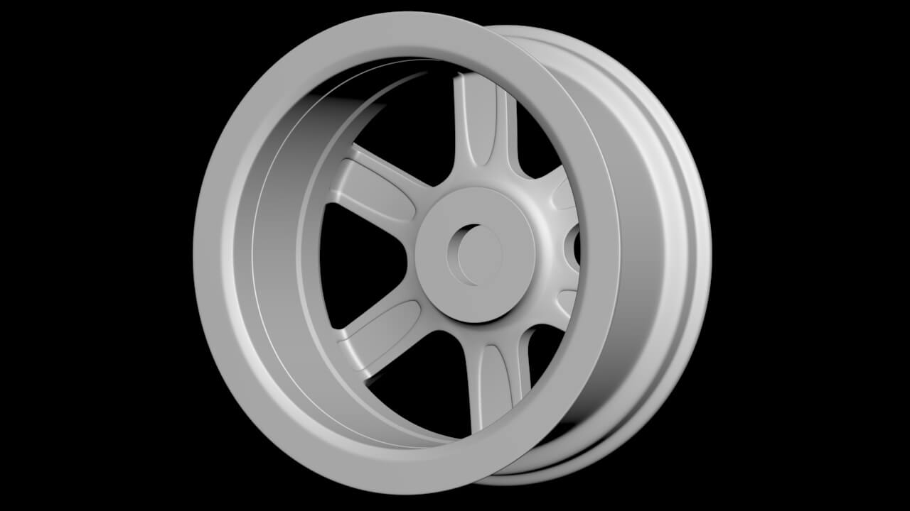 Wolfrace Voodoo Rim - 3D Print Model by bayazoff