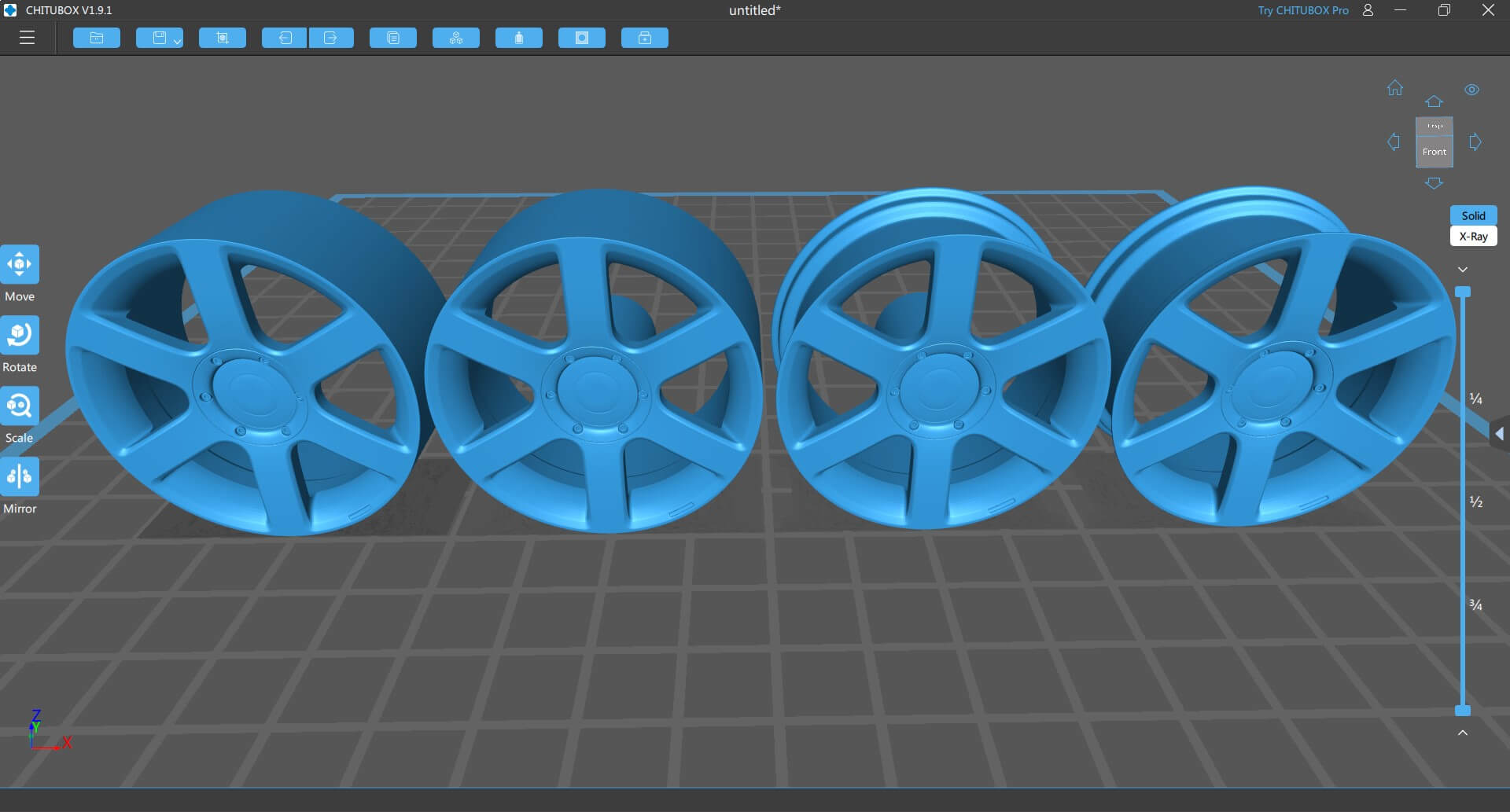 Wolfrace Voodoo Rim - 3D Print Model by bayazoff