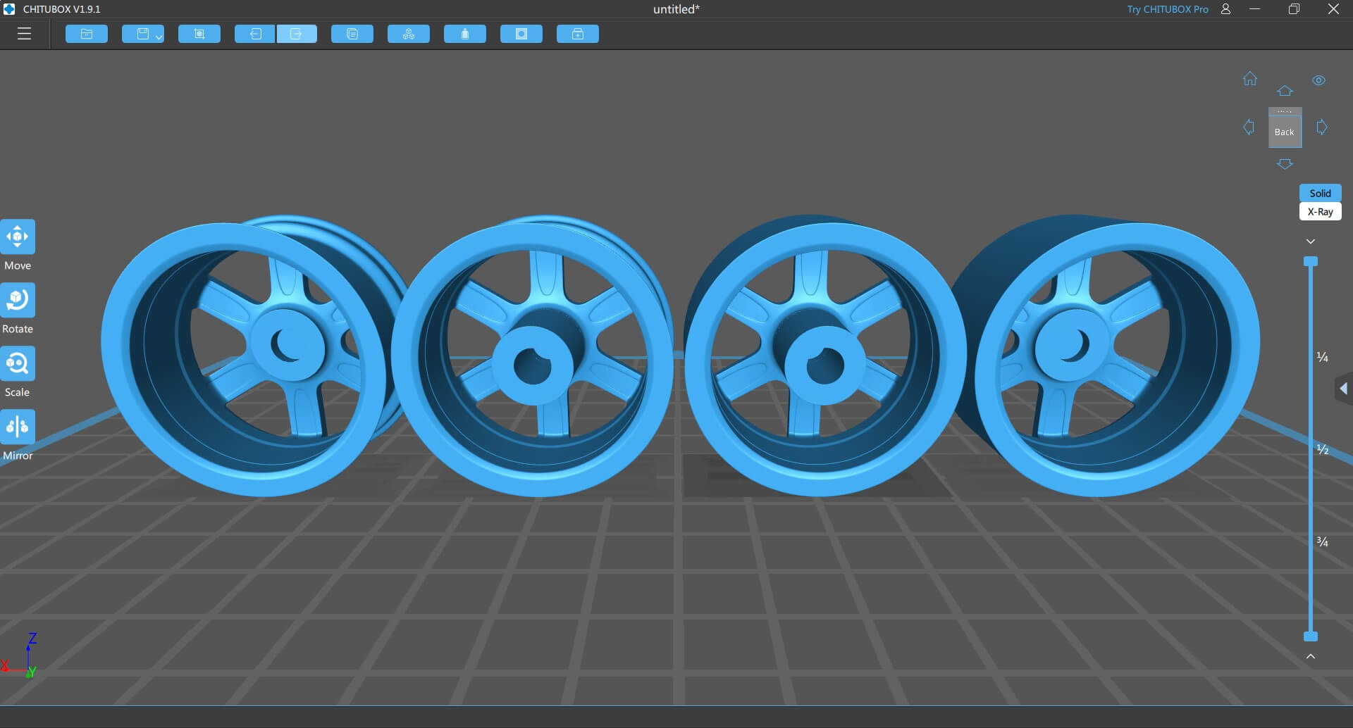 Wolfrace Voodoo Rim - 3D Print Model by bayazoff