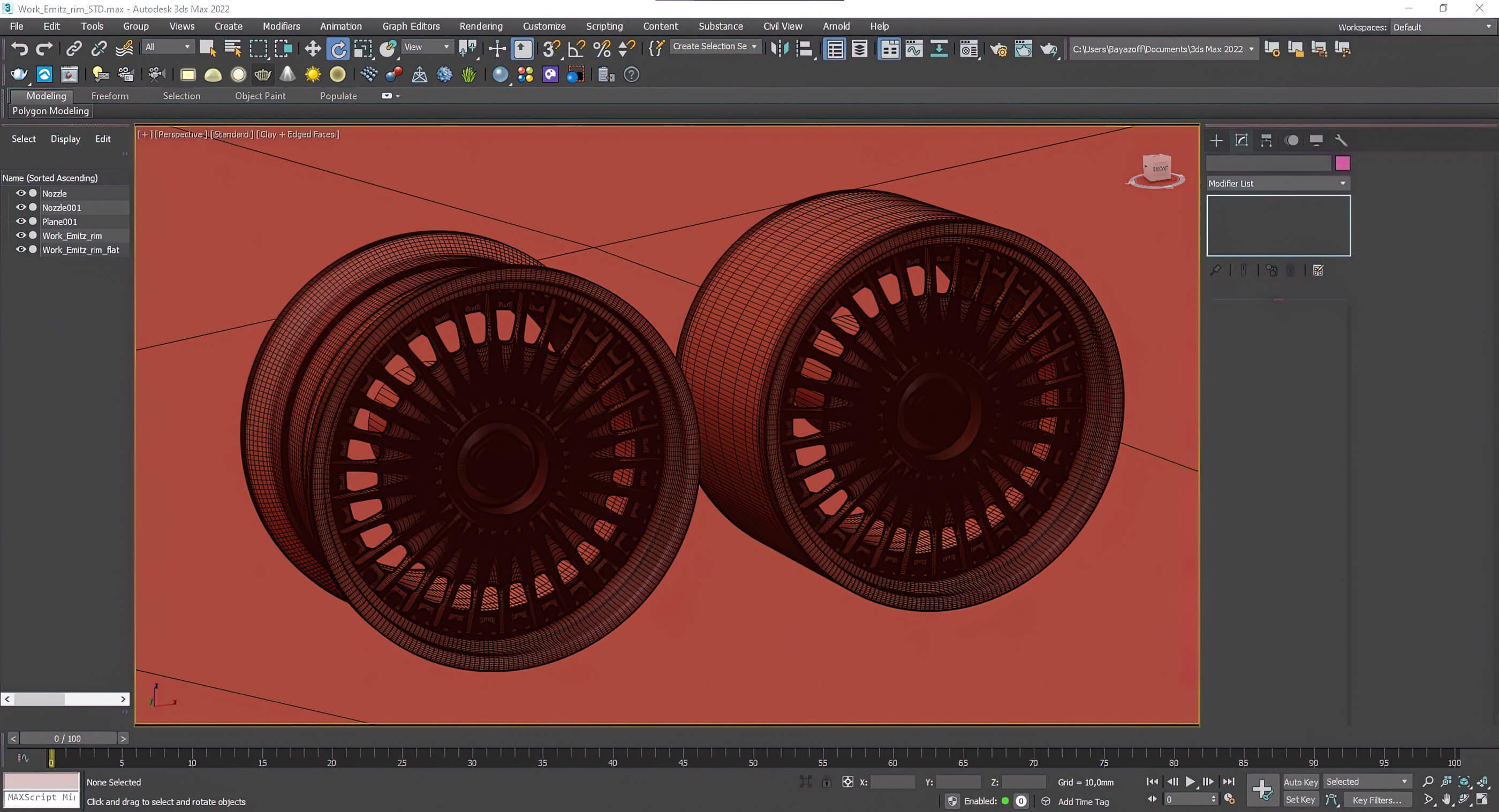 Work Emitz Rim Printable - 3D Print Model by bayazoff