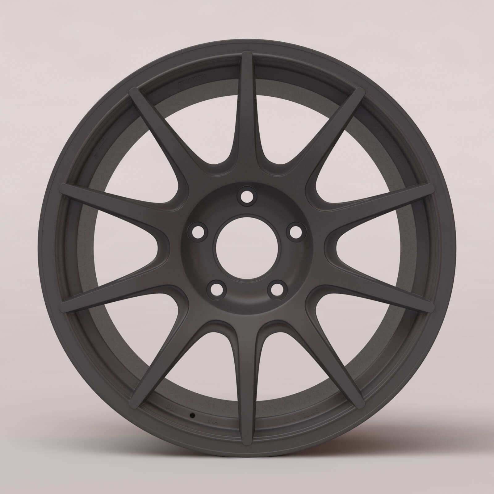 Work Mco Racing Type CS Rim - 3D Model by bayazoff