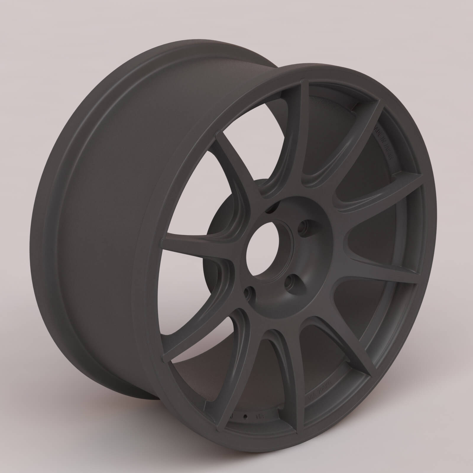 Work Mco Racing Type CS Rim - 3D Model by bayazoff