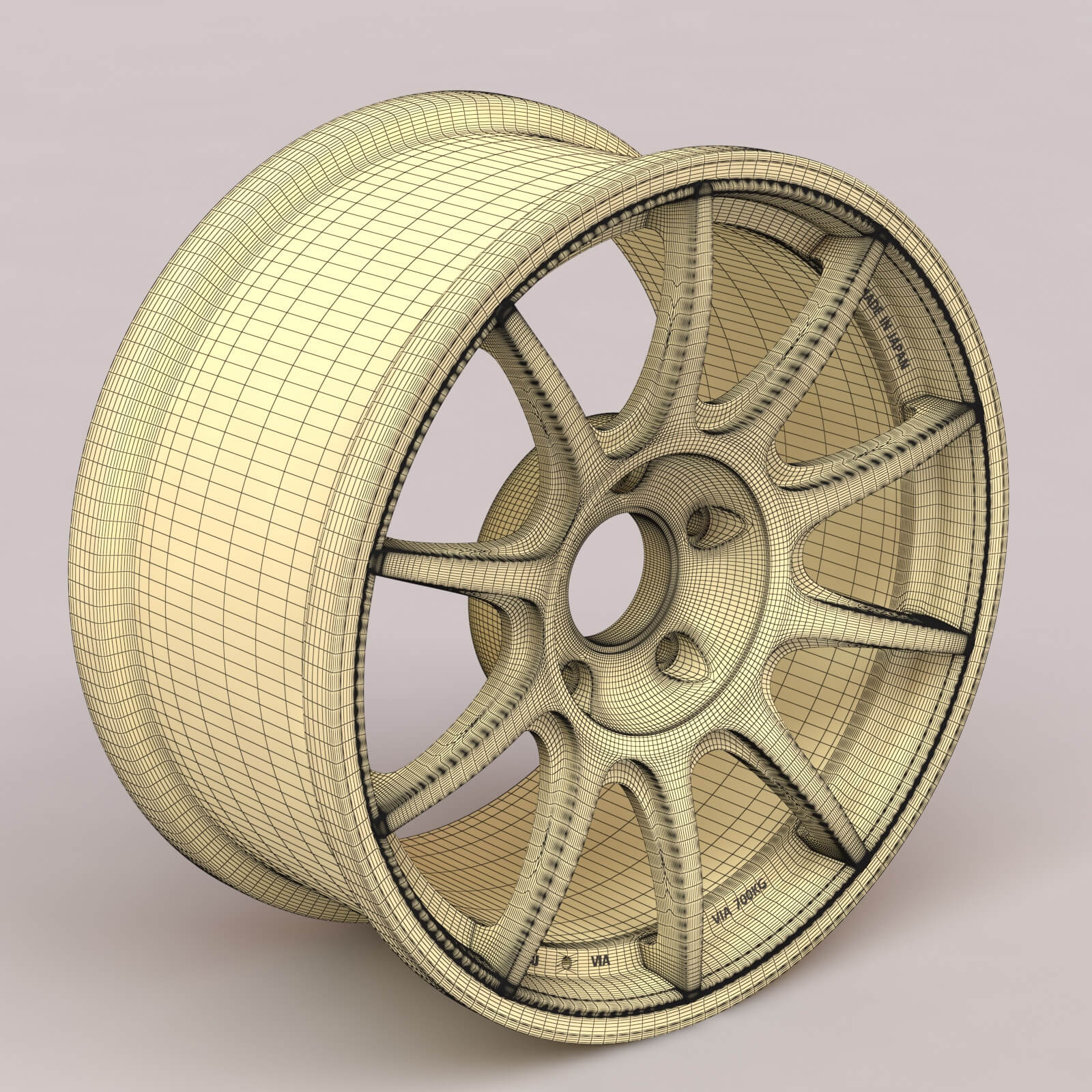 Work Mco Racing Type CS Rim - 3D Model by bayazoff