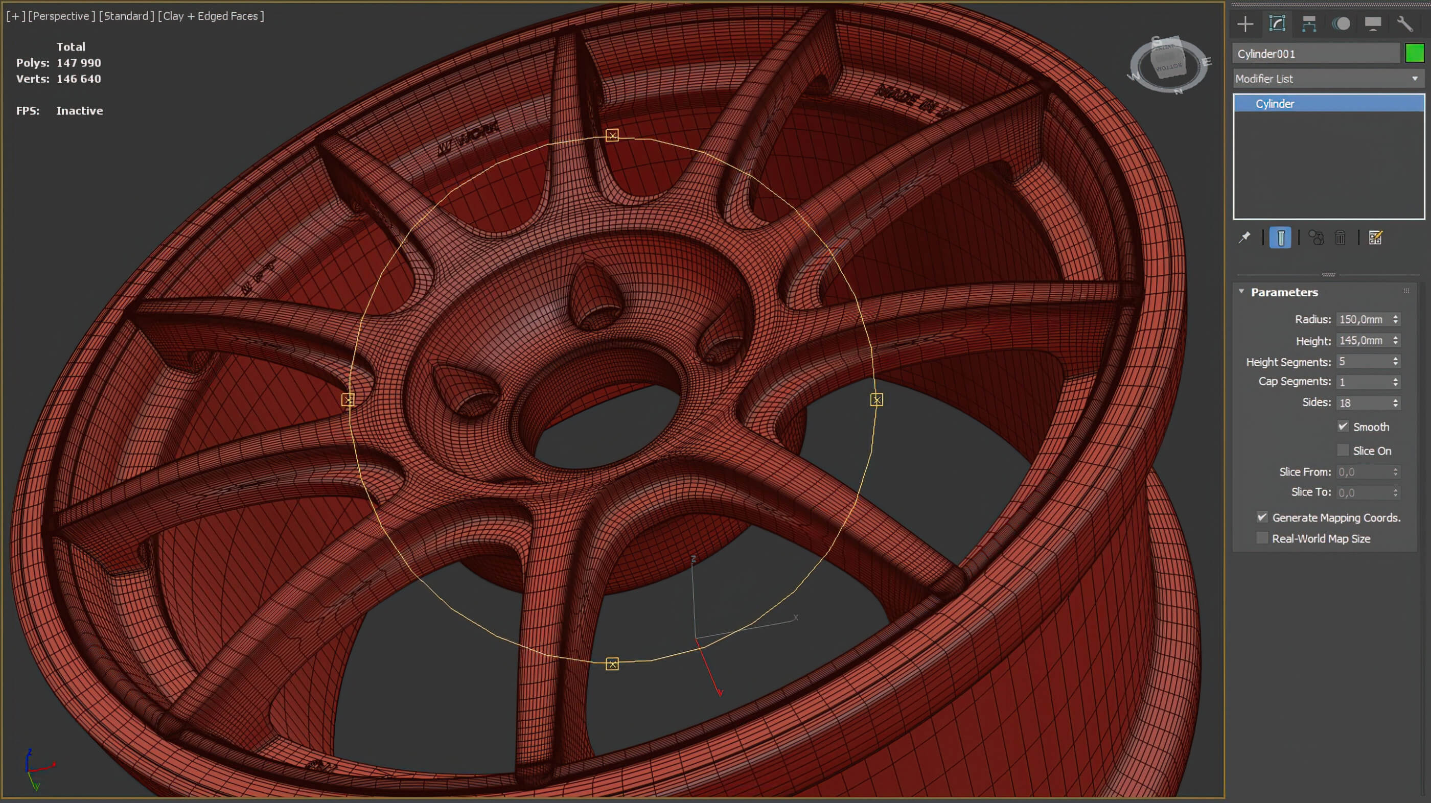 Work Mco Racing Type CS Rim - 3D Model by bayazoff