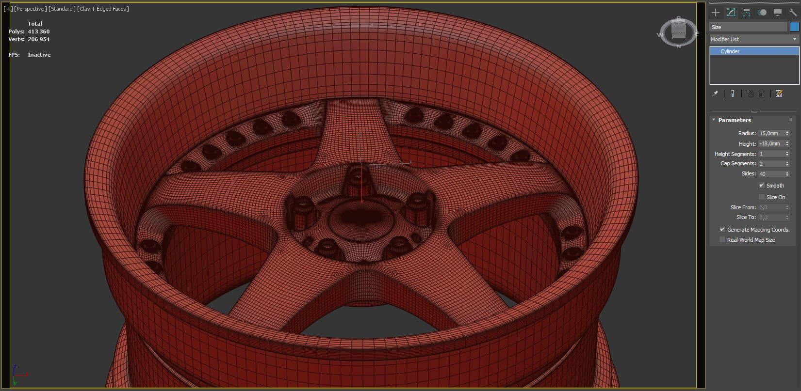 Work Vs-Zf Rim 3D Print Model by bayazoff