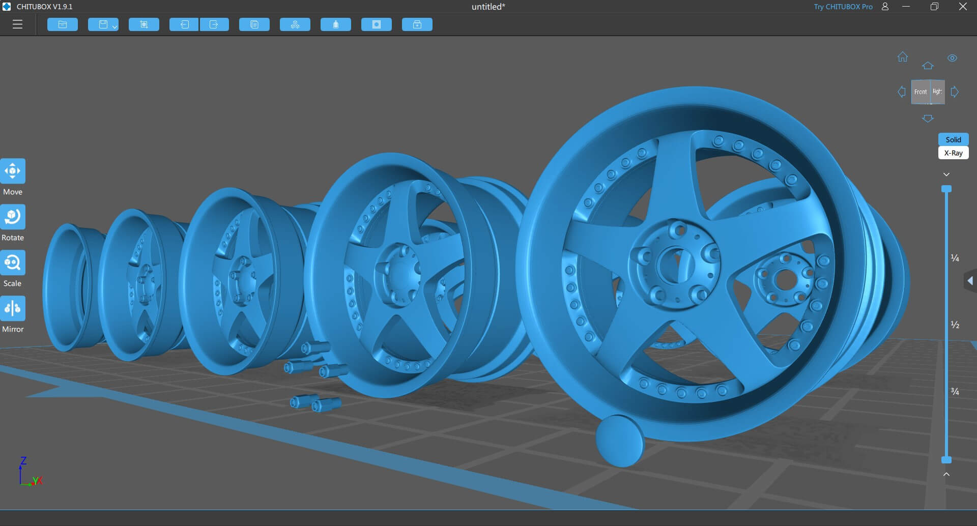 Work Vs-Zf Rim 3D Model by bayazoff