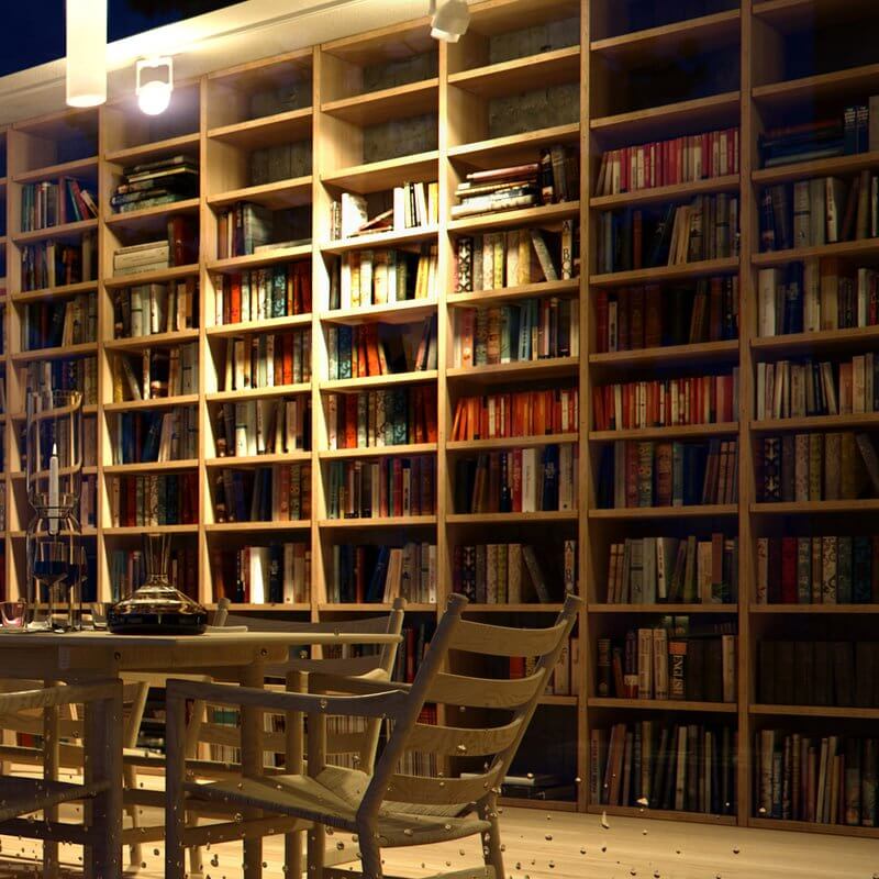 400 Realistic Books - 3D Model by BBB3viz