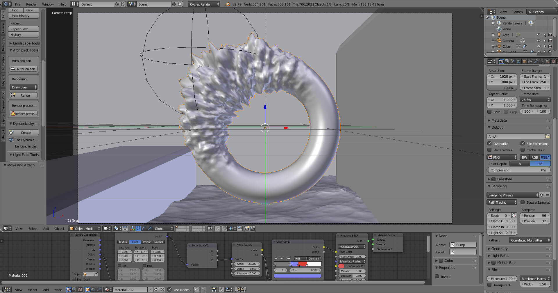 Abstract Torus - Free 3D Model by bd22